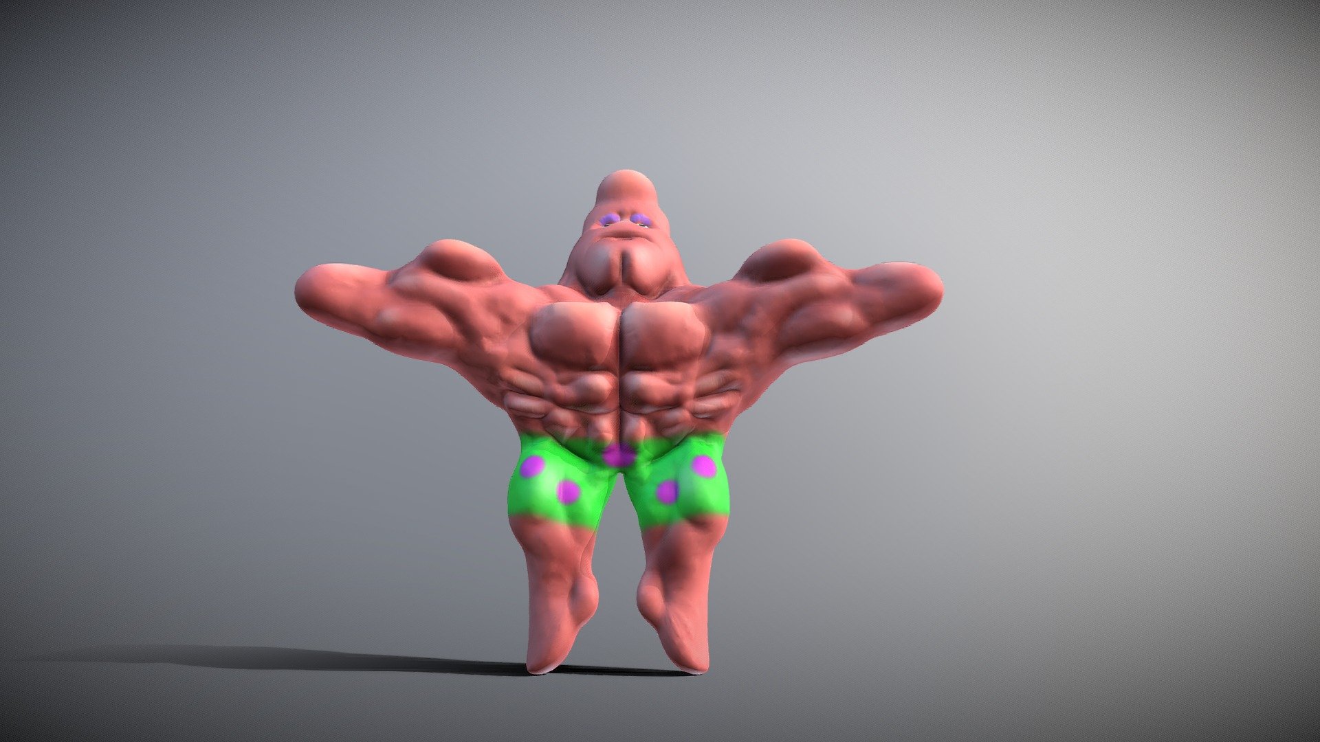 Buff Patrick - Download Free 3D model by dnorton [8252a7f] - Sketchfab