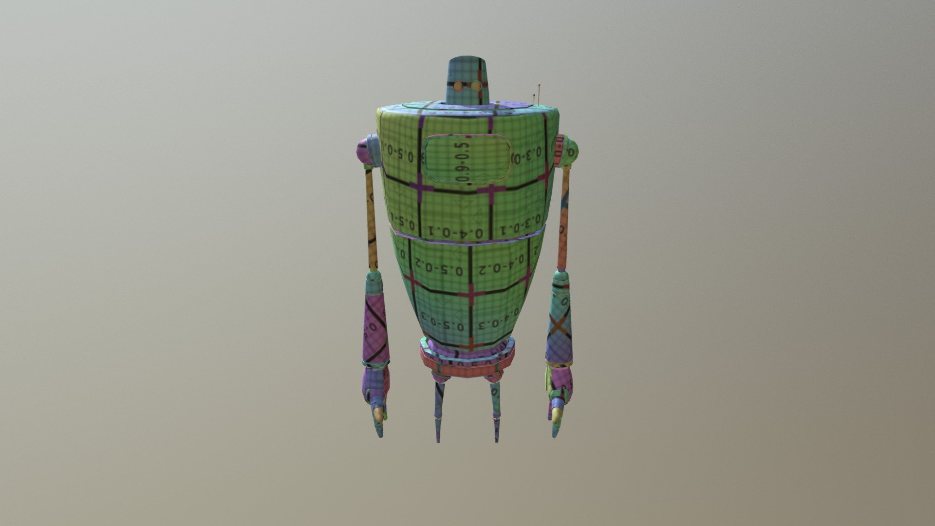 Robot UV - 3D model by garrettkunde [825677c] - Sketchfab