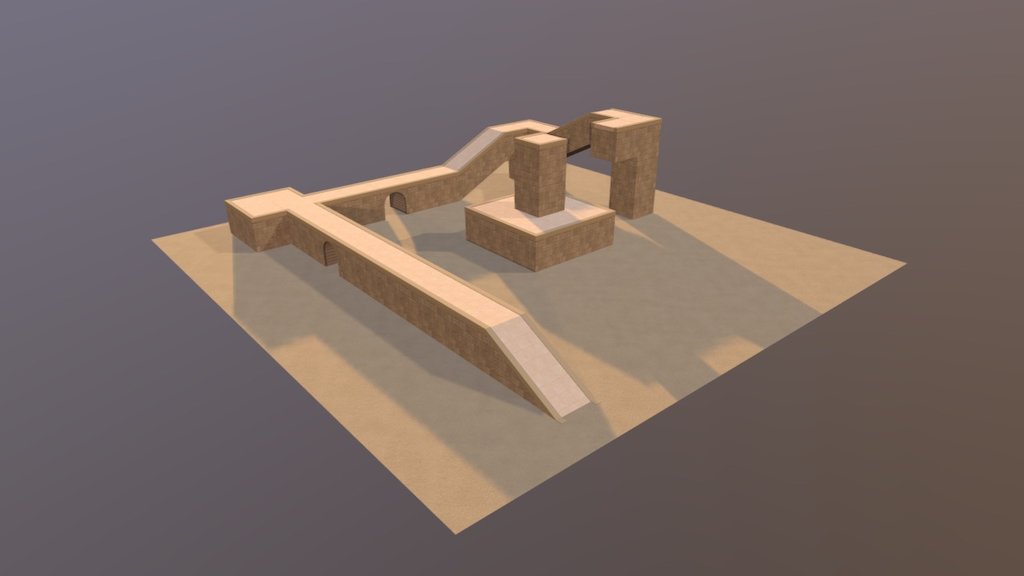 Pyramid - Test Level - 3D model by Hayden Nicholson (@HaydenNicholson ...