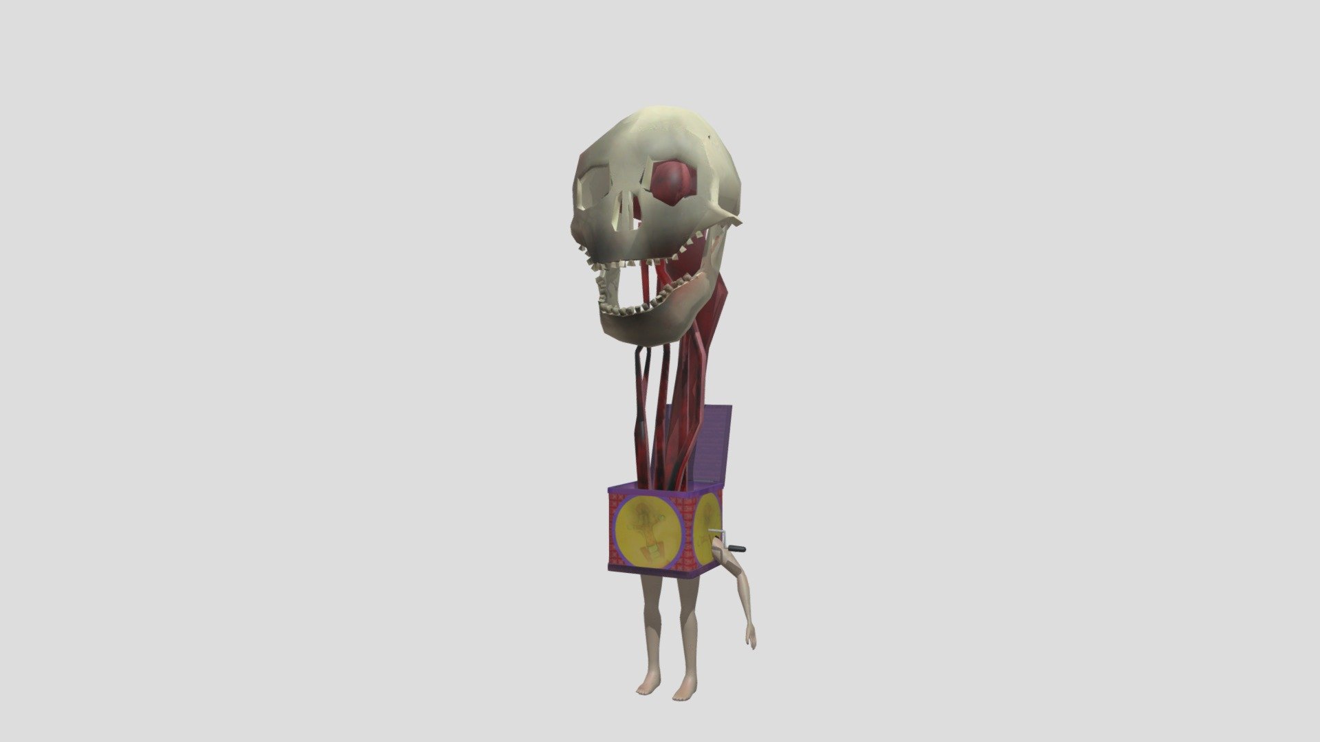 Lethal Company Jester Game Rip Download Free 3d Model By Groovyy