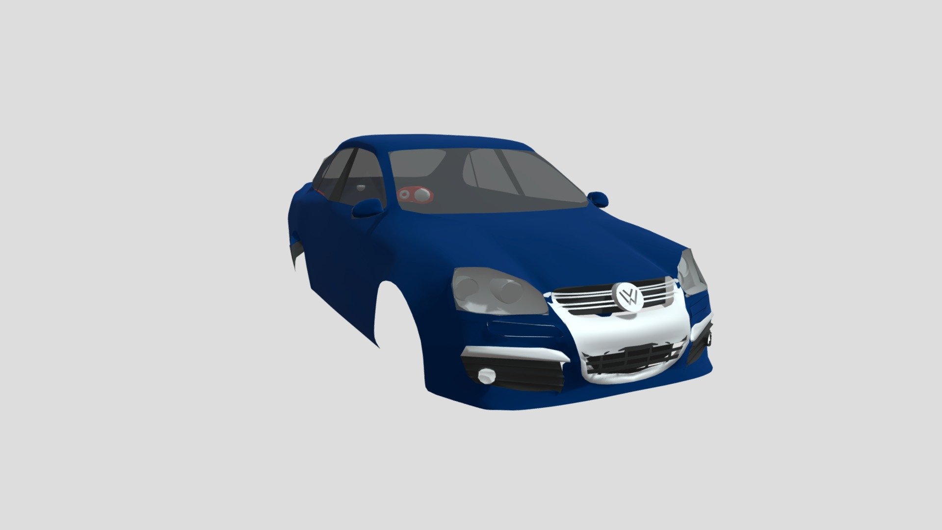 2006 volkswagen Jetta MK5 - Download Free 3D model by Plate Models ...