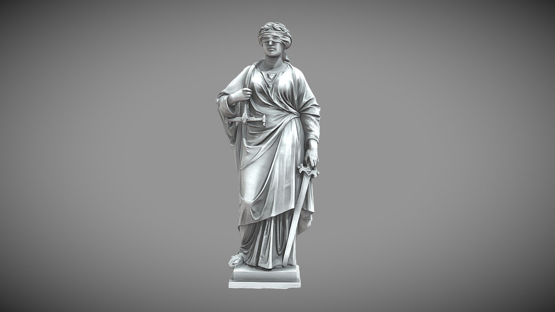 Justicija / Justitia - 3D model by Default Cube Studio (@Default.Cube ...
