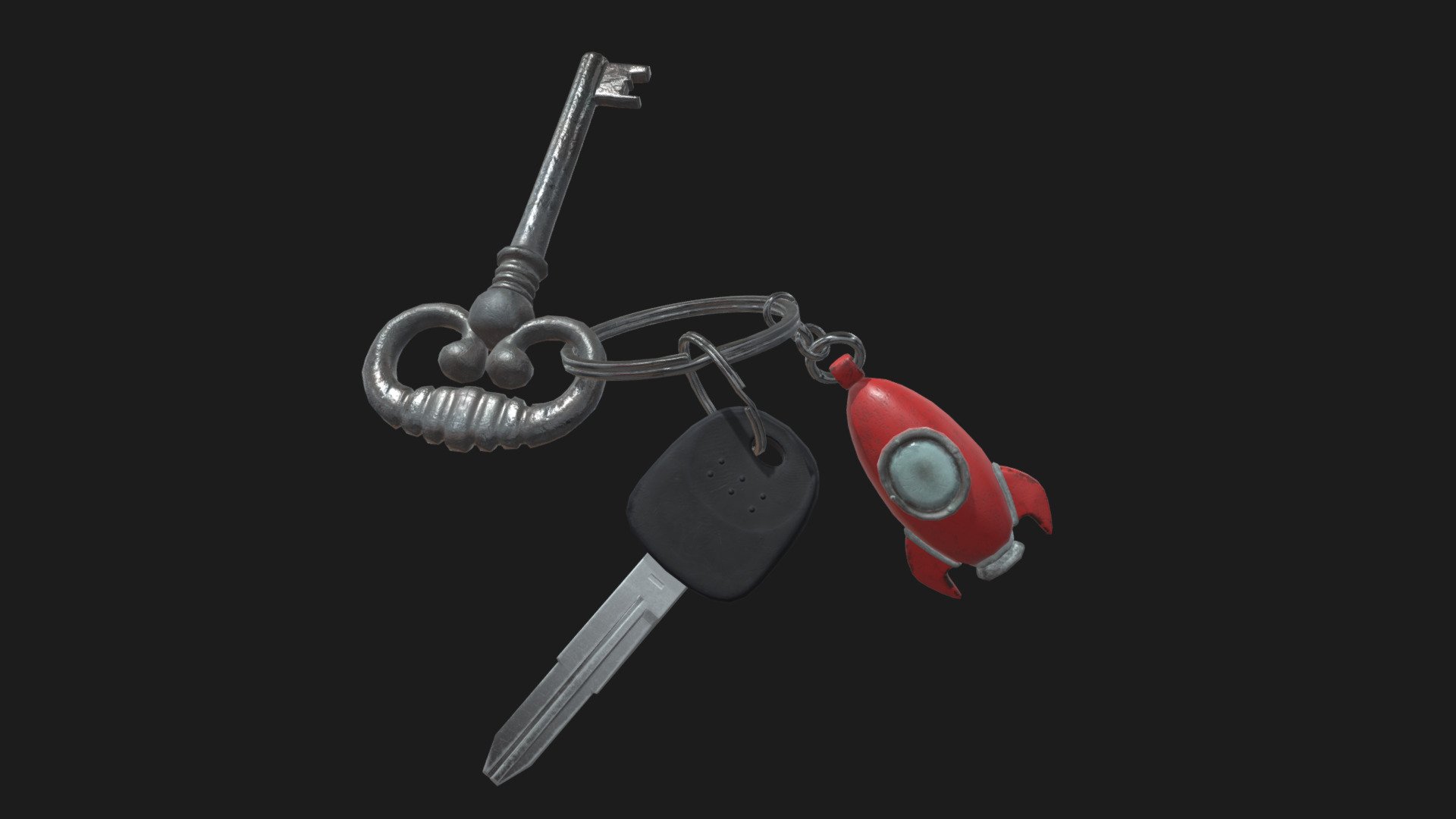 Keychain - 3D model by Elly_Loe [8259929] - Sketchfab