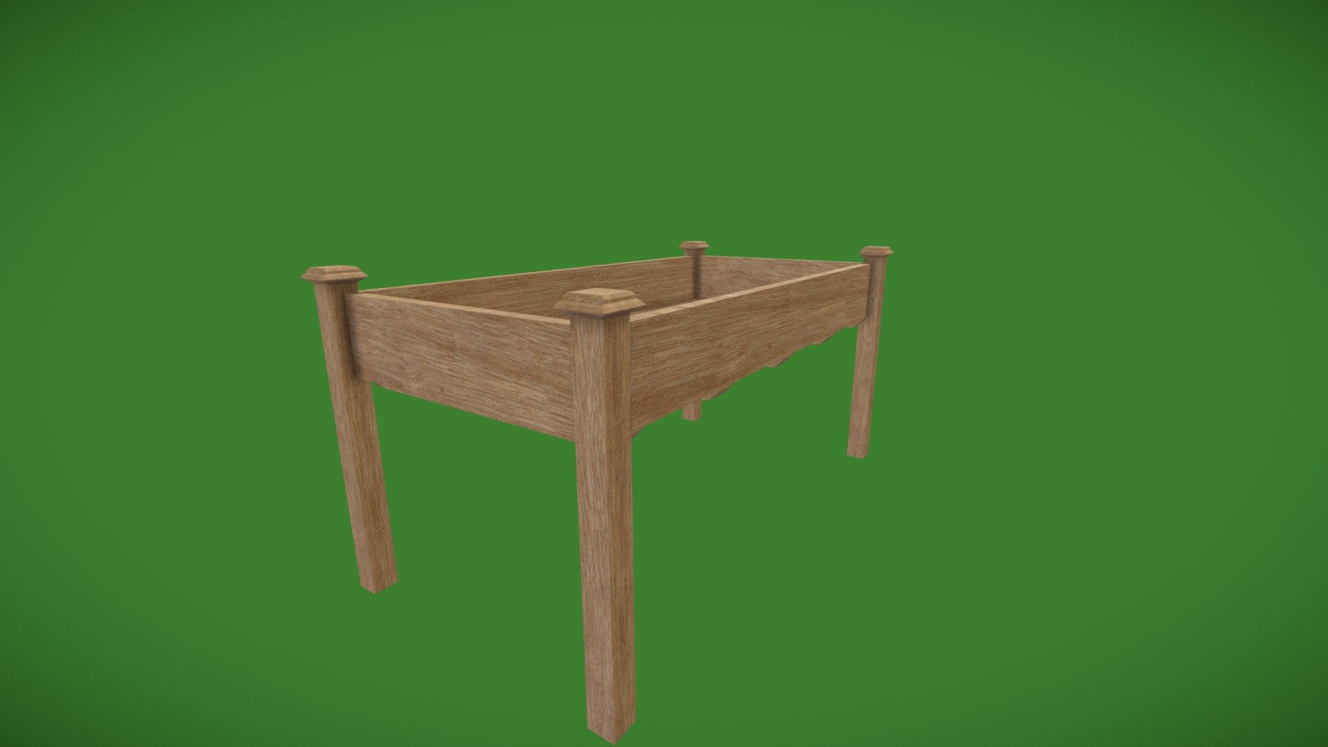 Empty plywood planter - Download Free 3D model by B._.render (@Brendan ...