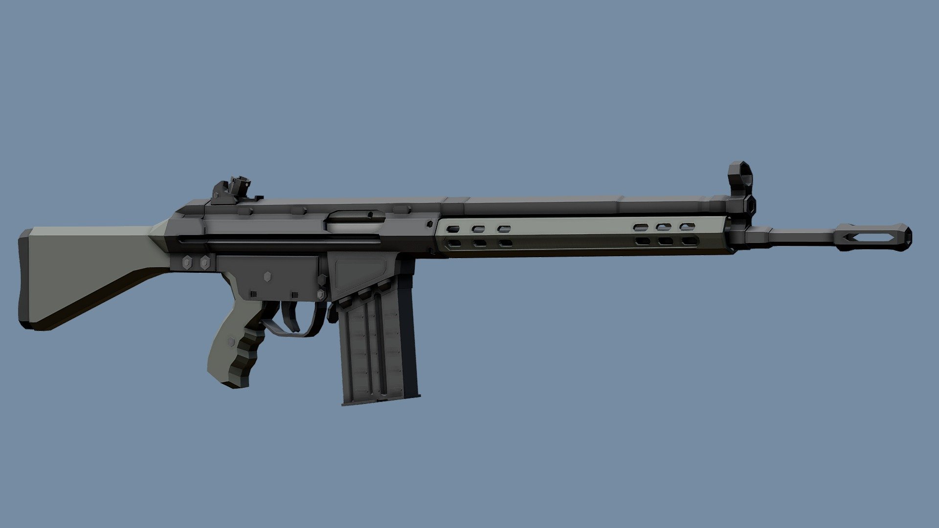 Low-Poly HK G3 - Download Free 3D model by TastyTony [825e5a5] - Sketchfab