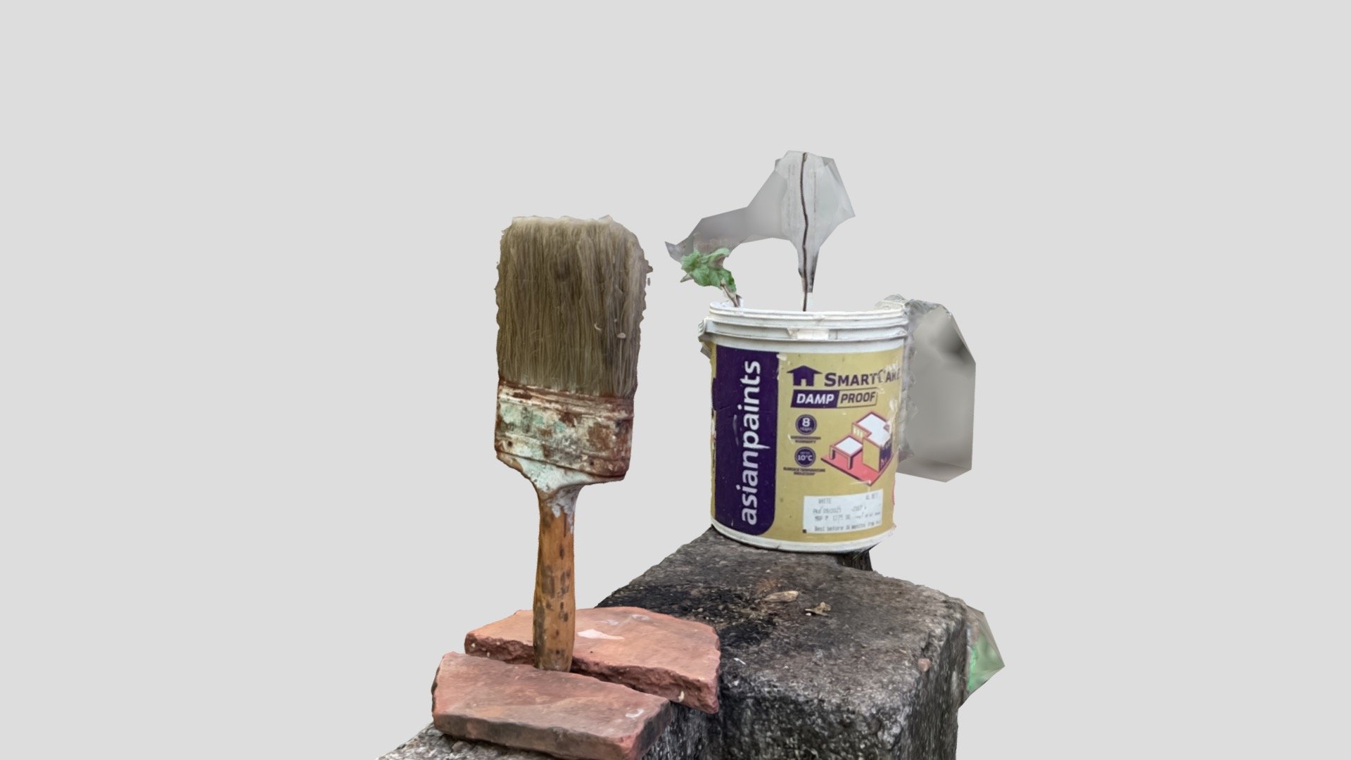 Paint Brush 3d Scan - 3D model by muralirajesh1996 [825e933] - Sketchfab