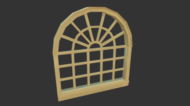 Arch Top Window 2 - 3D model by Dragon_Ronin [825fa3f] - Sketchfab
