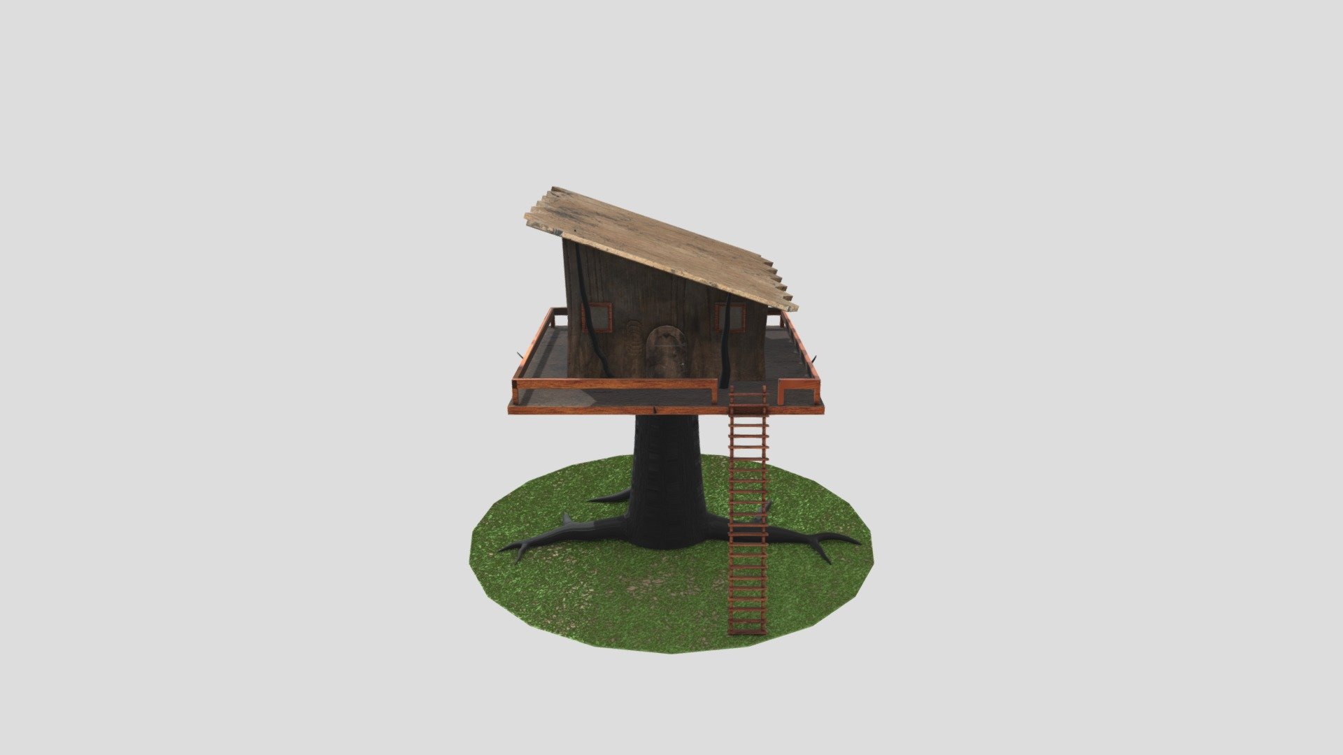 Treehouse - 3D model by alexvalentin [825fea4] - Sketchfab