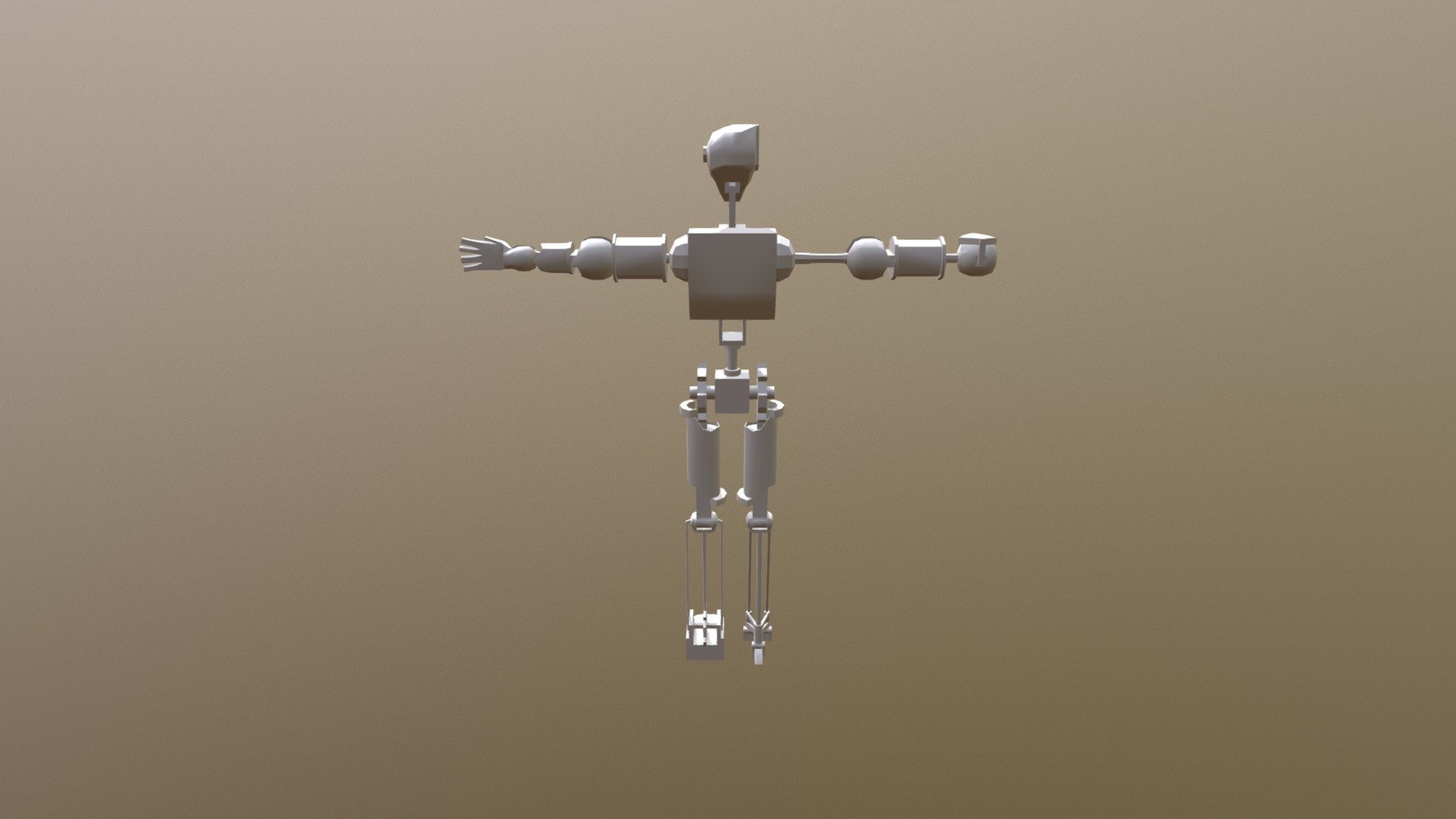 Scrap-bot - 3D model by Hartwinner [8262148] - Sketchfab