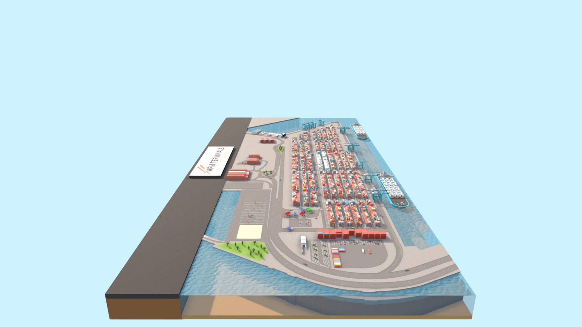 Port Valencia - Low Version - 3D model by Estudio Cactus ...