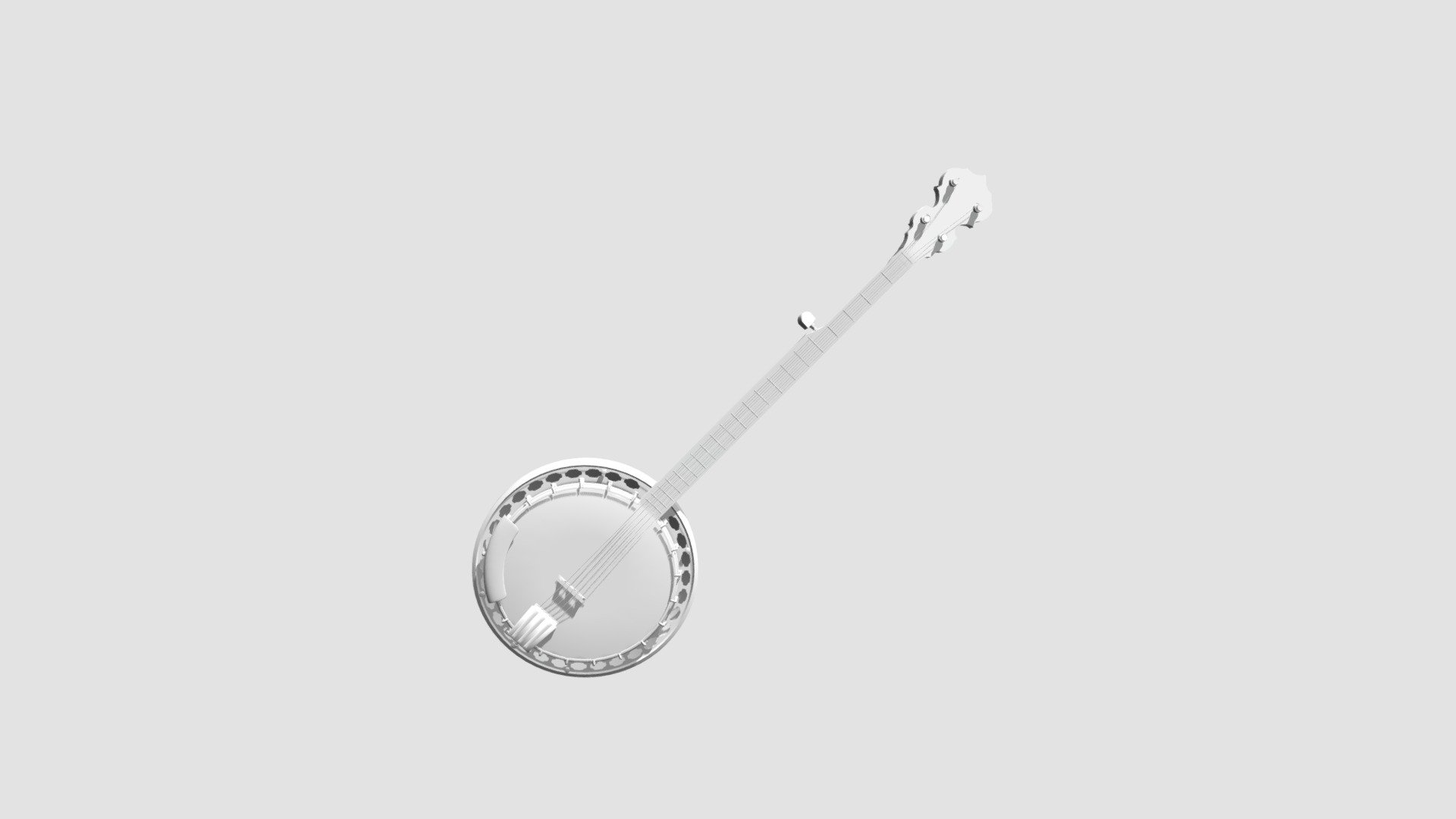 Banjo - Buy Royalty Free 3D model by Evermotion [8264a67] - Sketchfab Store