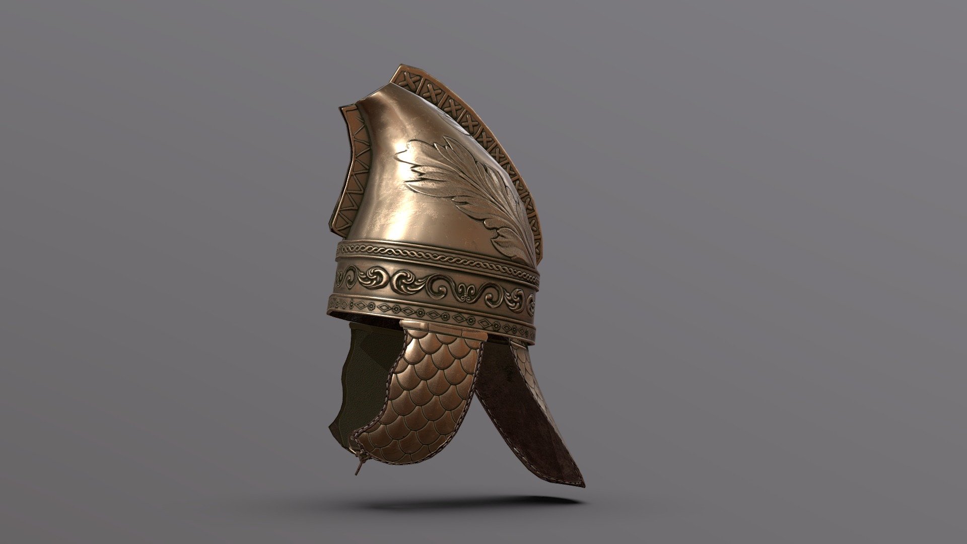 Dacian_getae helmet Trajans Column - 3D model by T.Claudiu_Scorilo ...