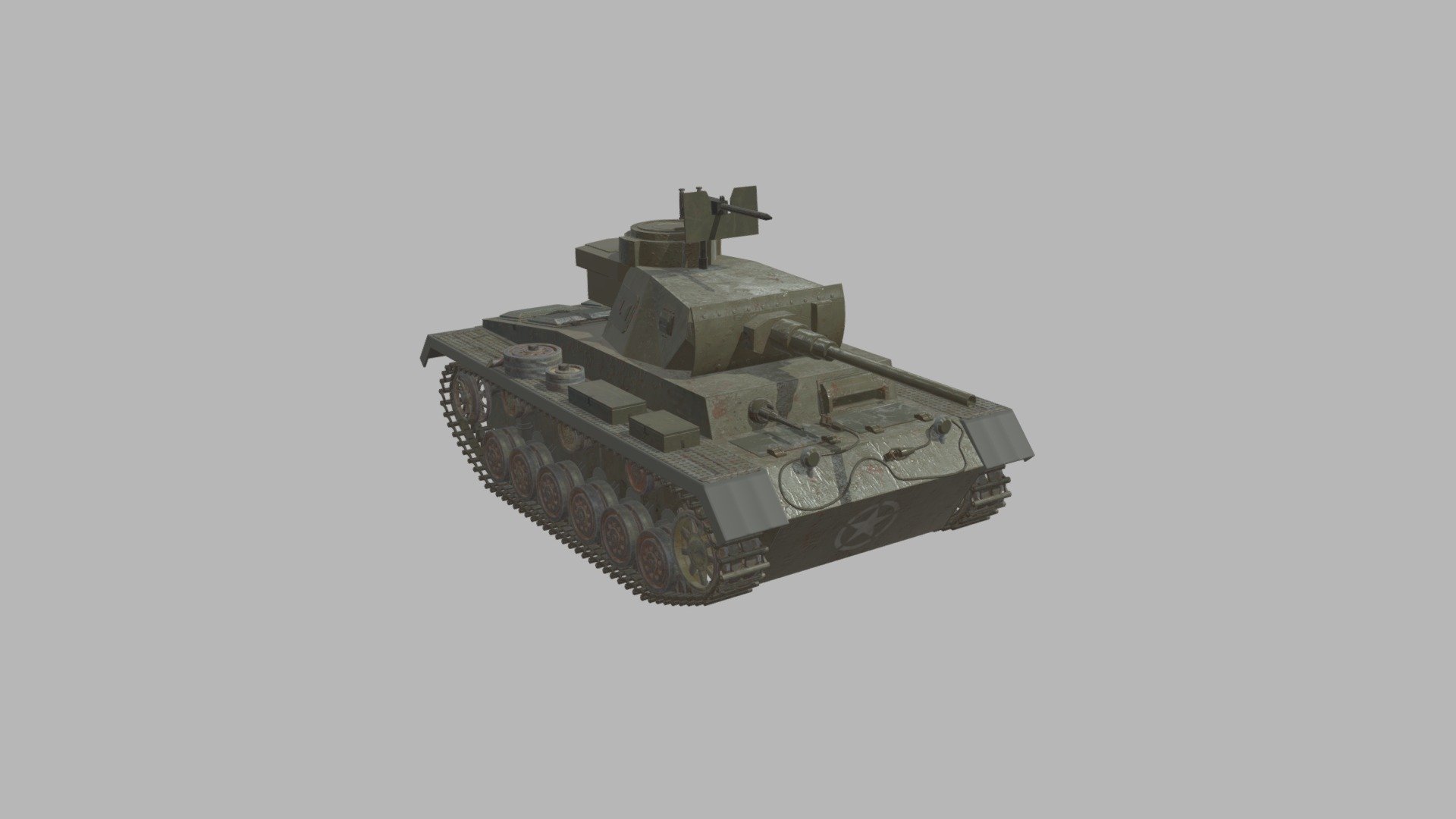 Military Tank - 3D model by nuzaki [8266a87] - Sketchfab