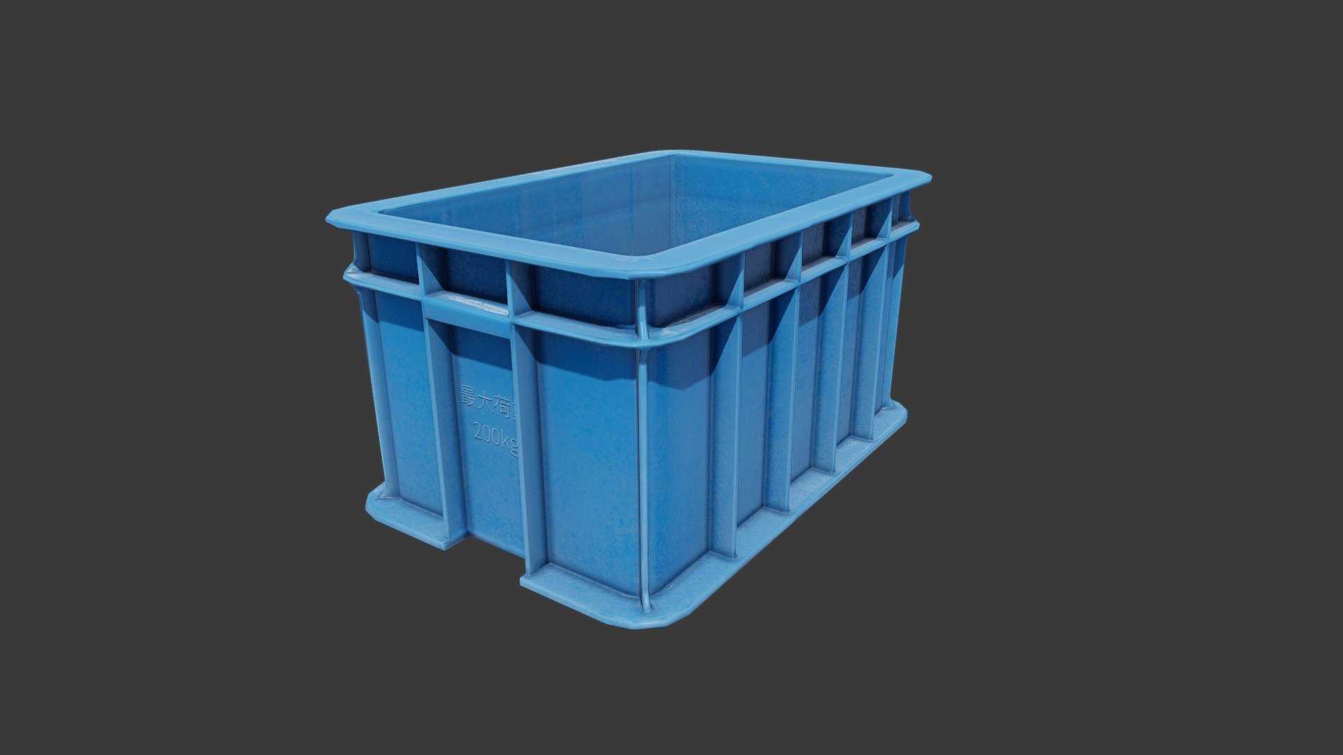 Workshop Plastic Crate - 3D model by cptfurball [826722e] - Sketchfab