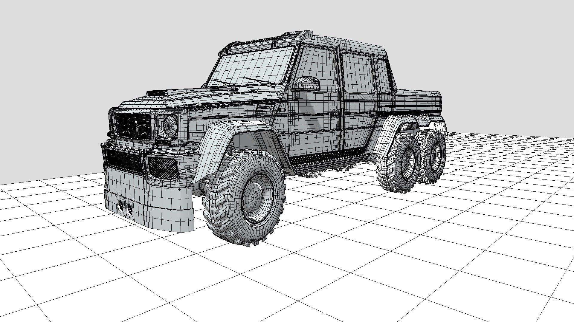 Brabus_ Truck 4x4 - Download Free 3D model by siddharthcreation055 ...