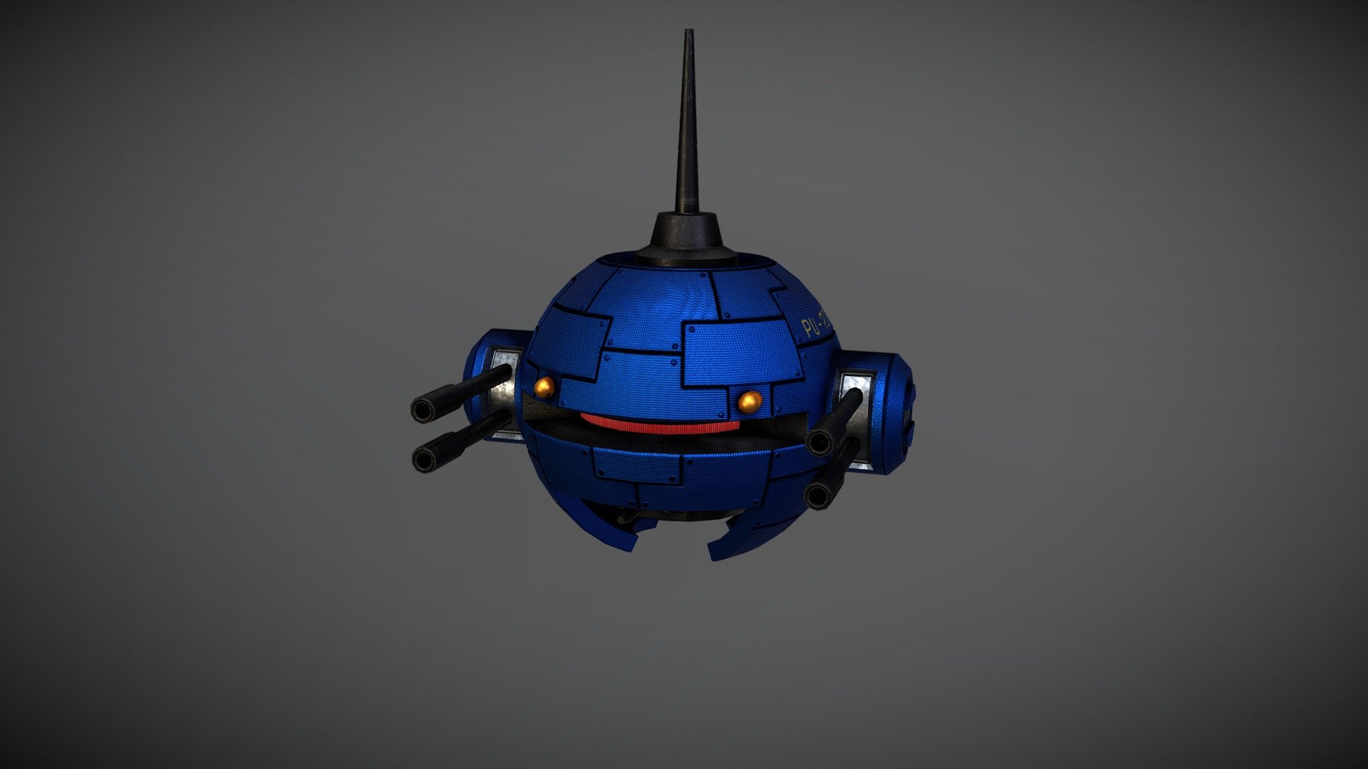 Police Attack Drone - 3D model by Jakub.Vildomec [8267e46] - Sketchfab