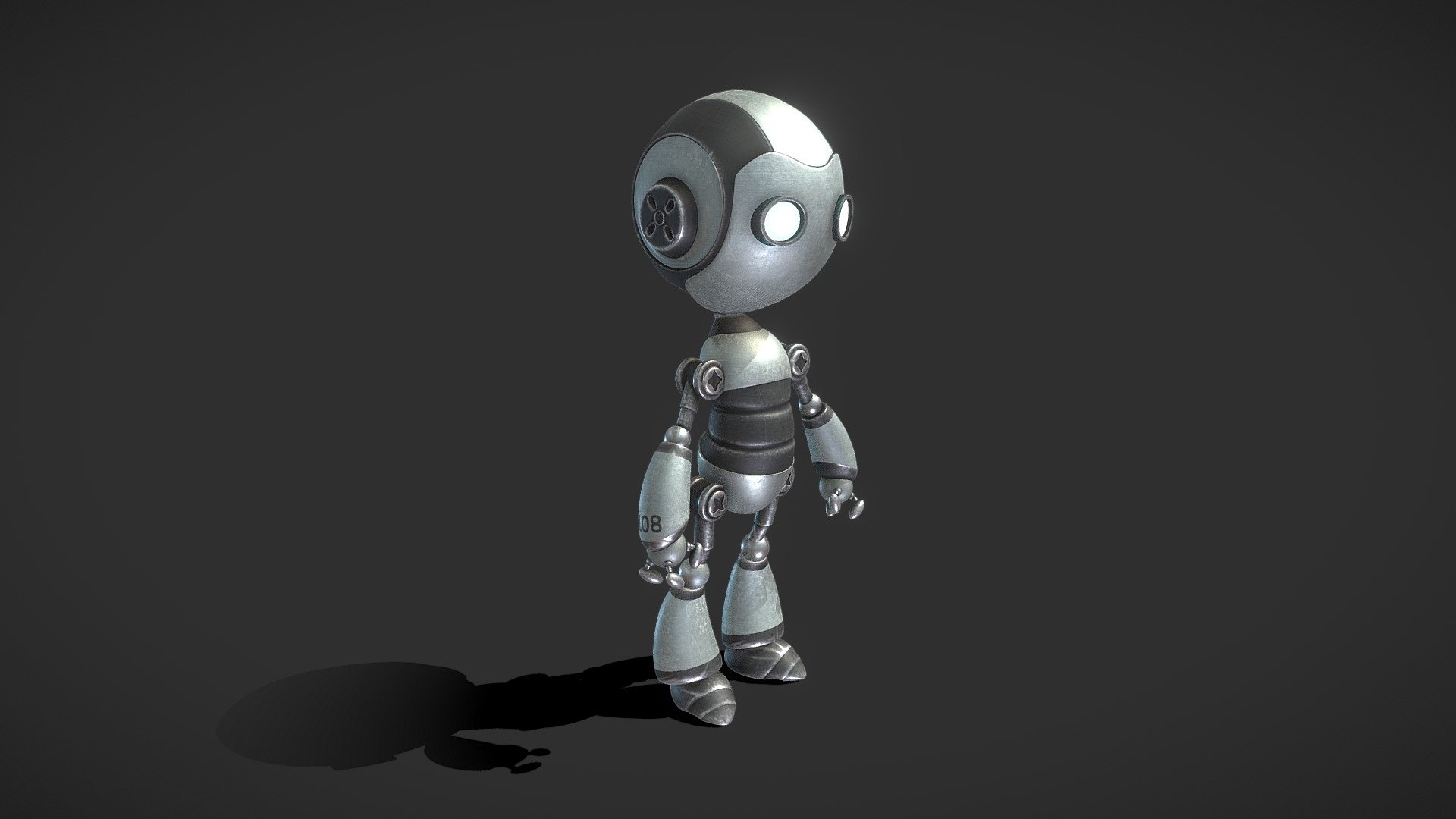 Worker Robot Variant - 3D model by Edwin Wagha (@edwinwagha) [8267fbc ...