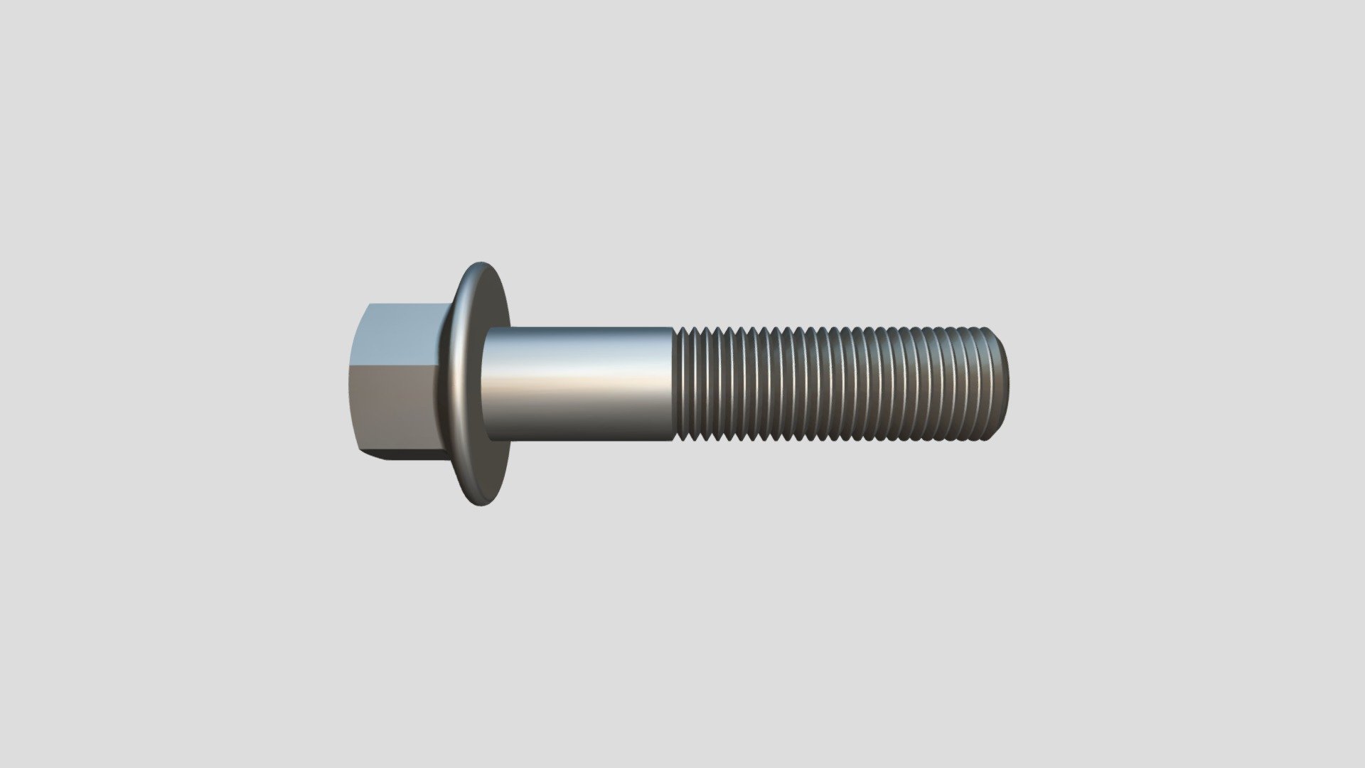 Flange bolt - 3D model by fastfastener [8267fc6] - Sketchfab
