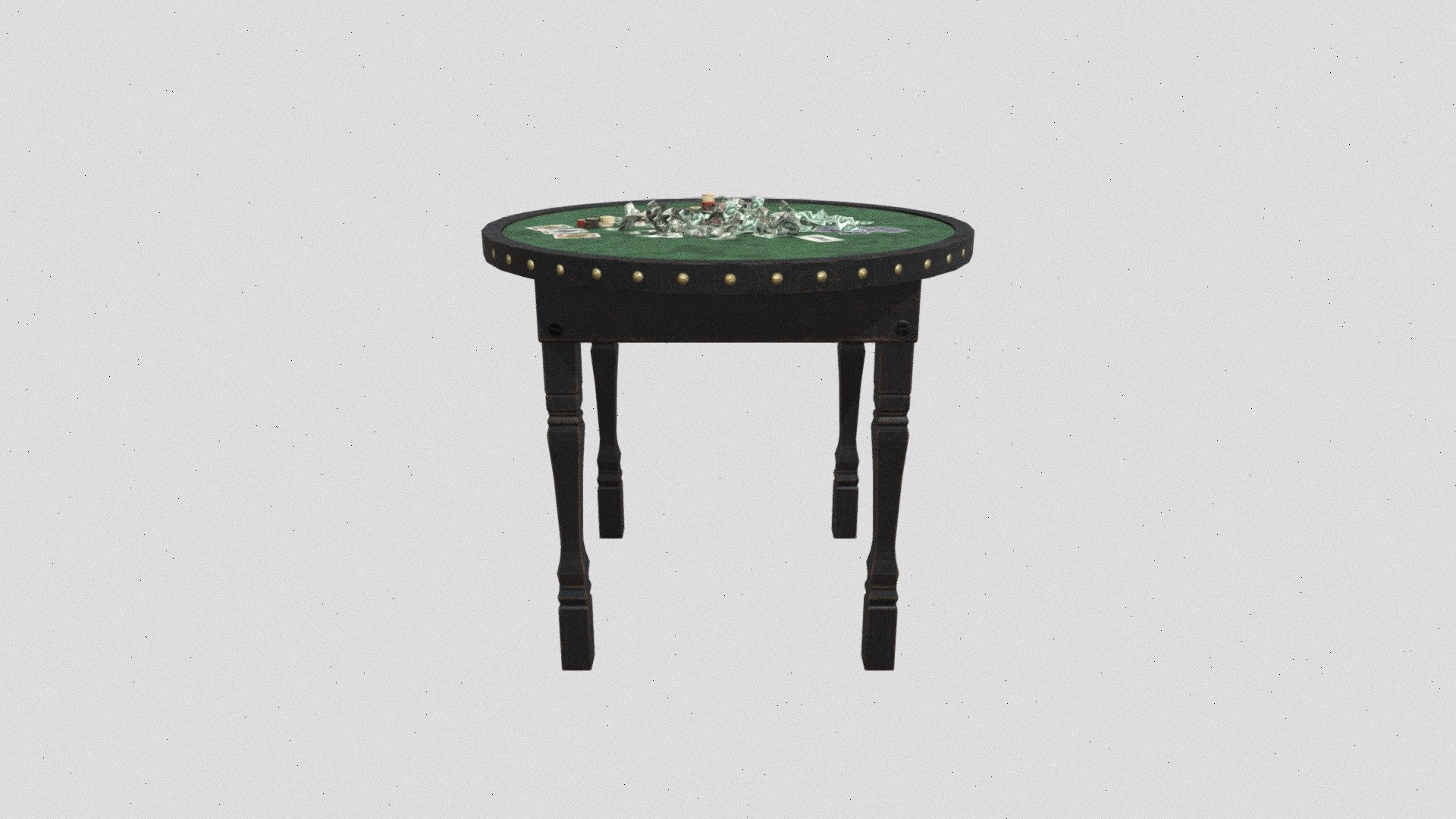Wild West Poker Table - 3D model by Artyooooom [82687e3] - Sketchfab