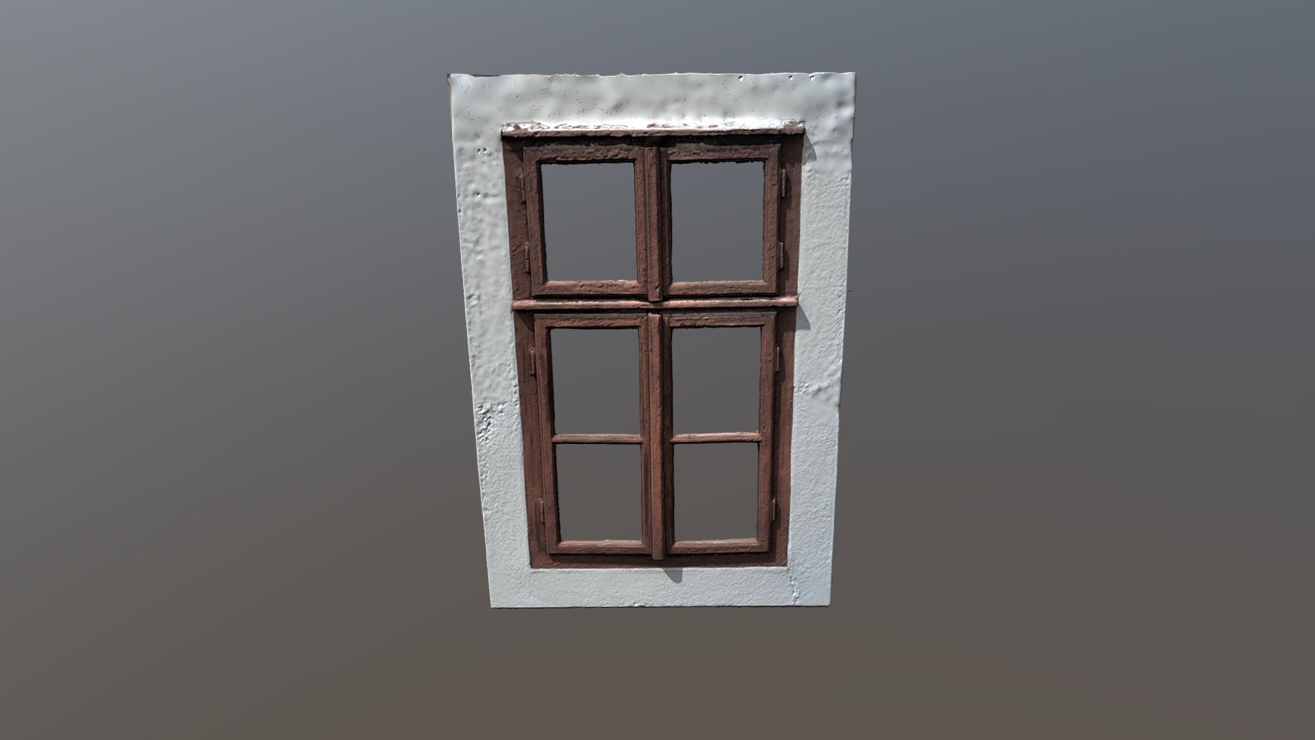 Rural House Window Frame - photogrammetry - Download Free 3D model by ...