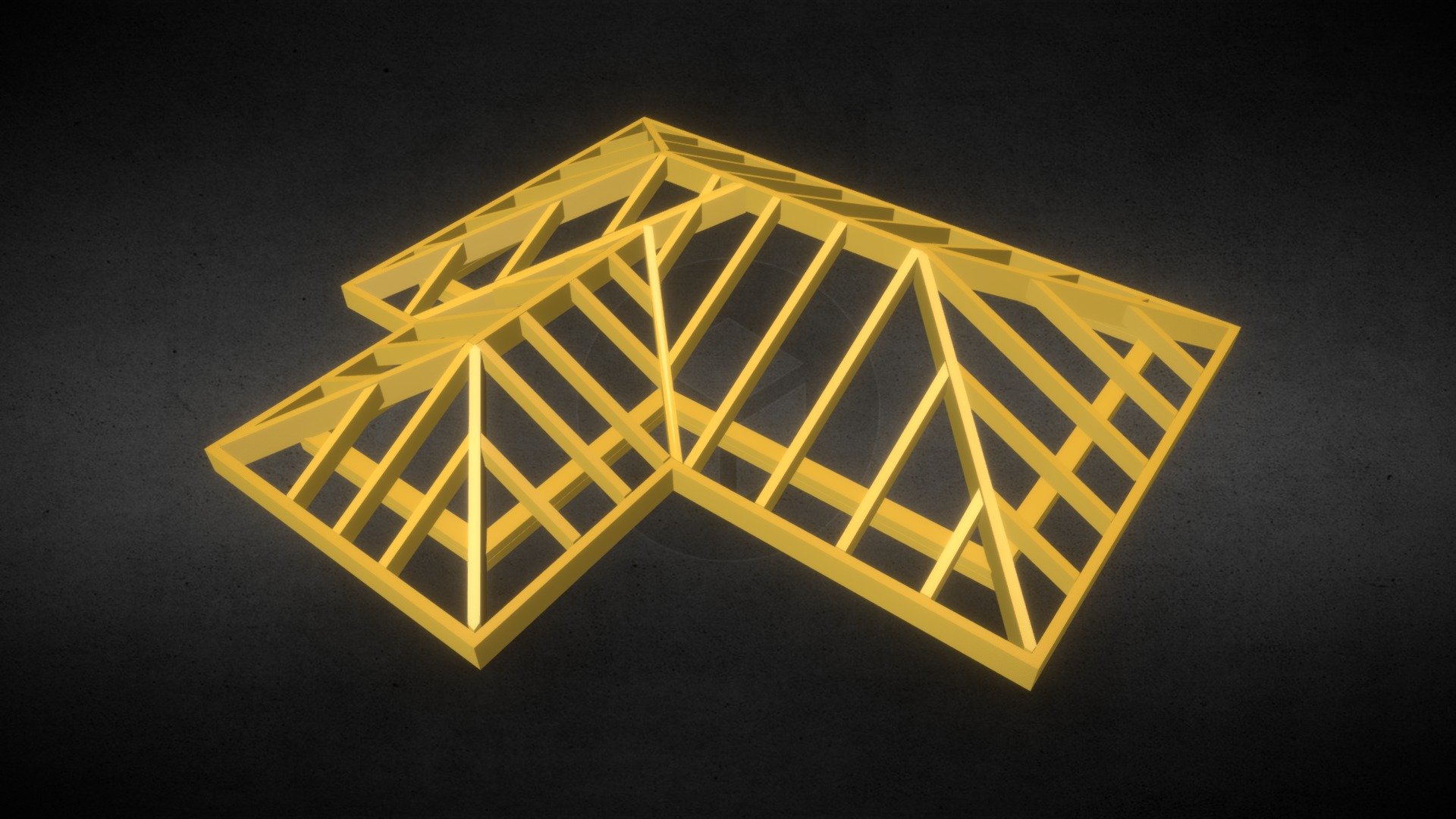 3D Frame One Minor Roof - 3D model by omegatron20xx [8269b1d] - Sketchfab
