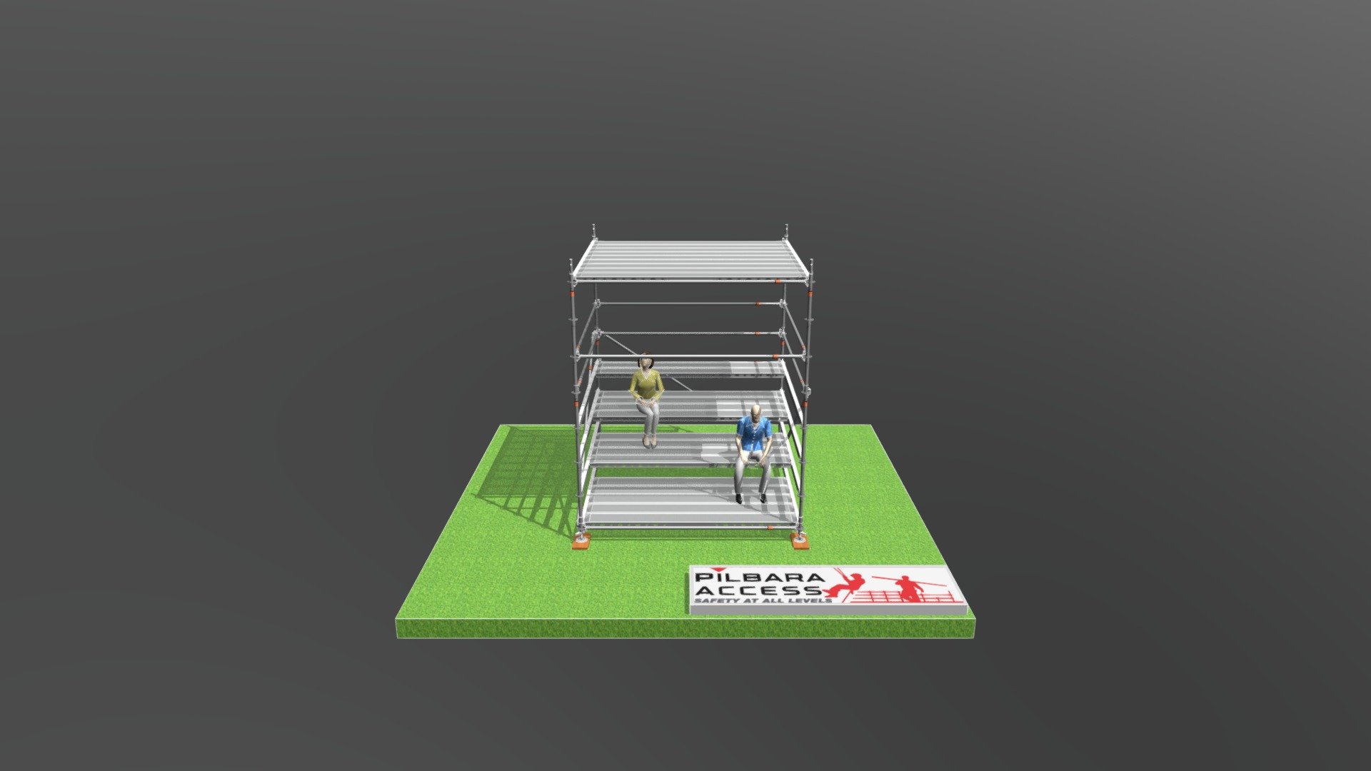 Grandstand - 3D model by Breight Group (@Breight) [826a6a4] - Sketchfab