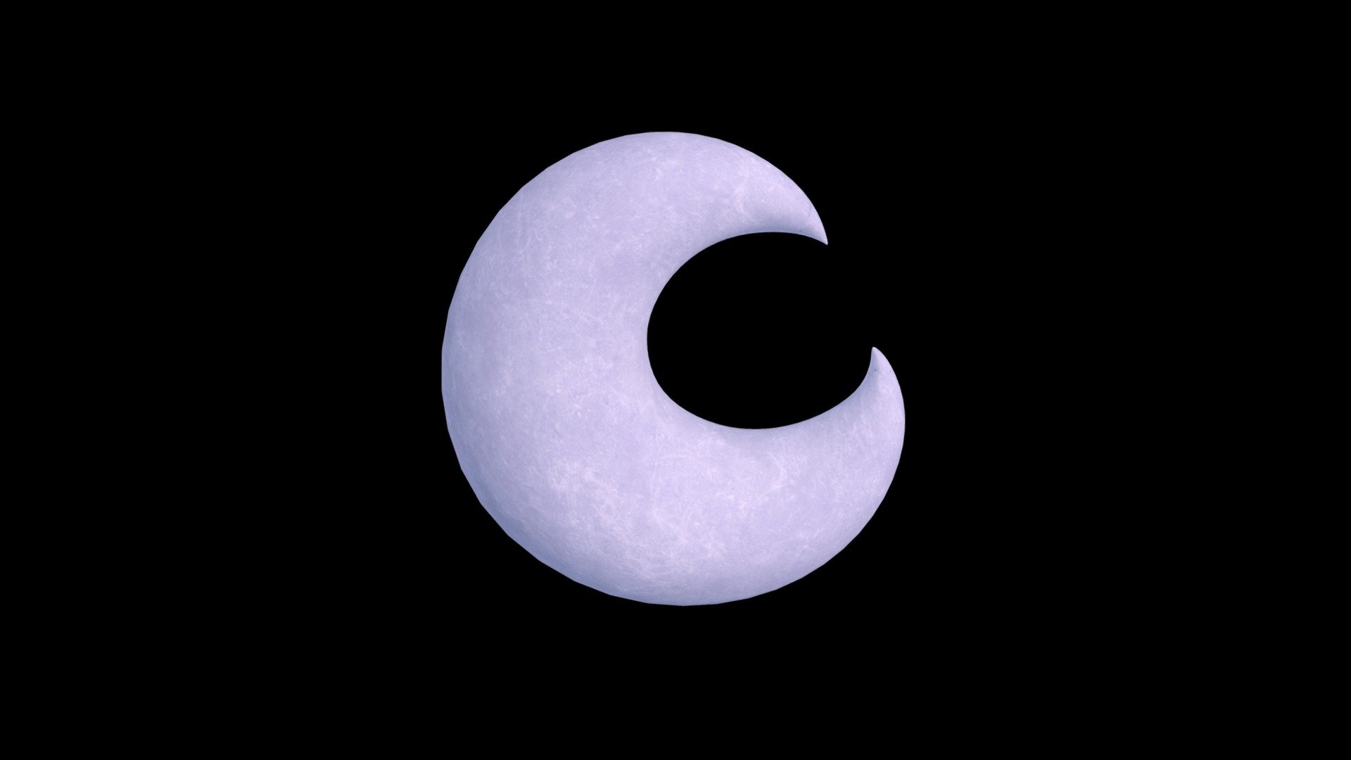Crescent Moon - Download Free 3D model by trinanimate [826a9fe] - Sketchfab