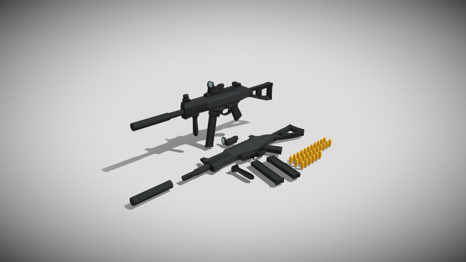 UMP-45 - Download Free 3D model by Weitstern (@mini_fish) [826ae26 ...