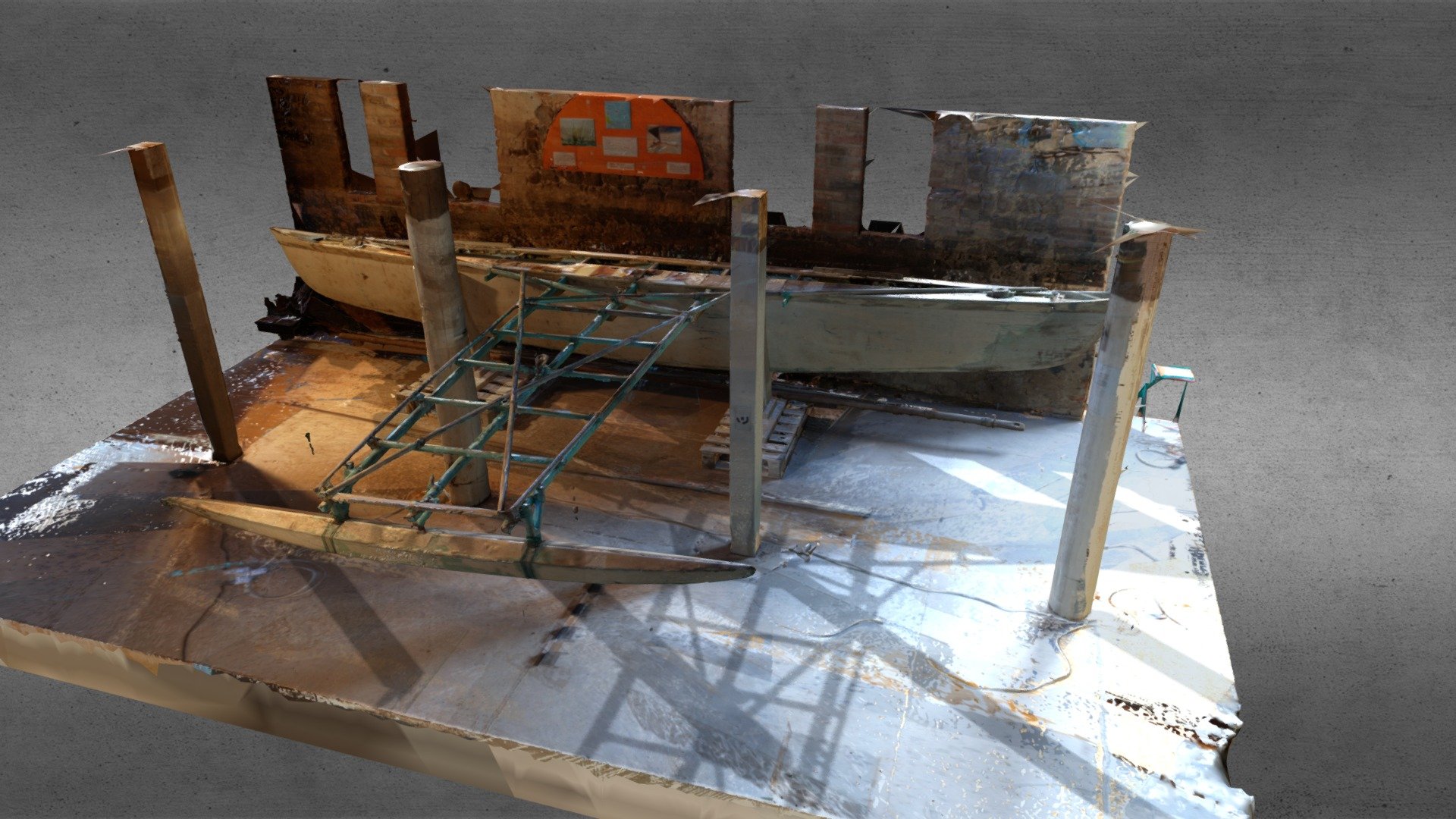 Kiribati Proa - Laser Scans and Photogrammetry - 3D model by ...