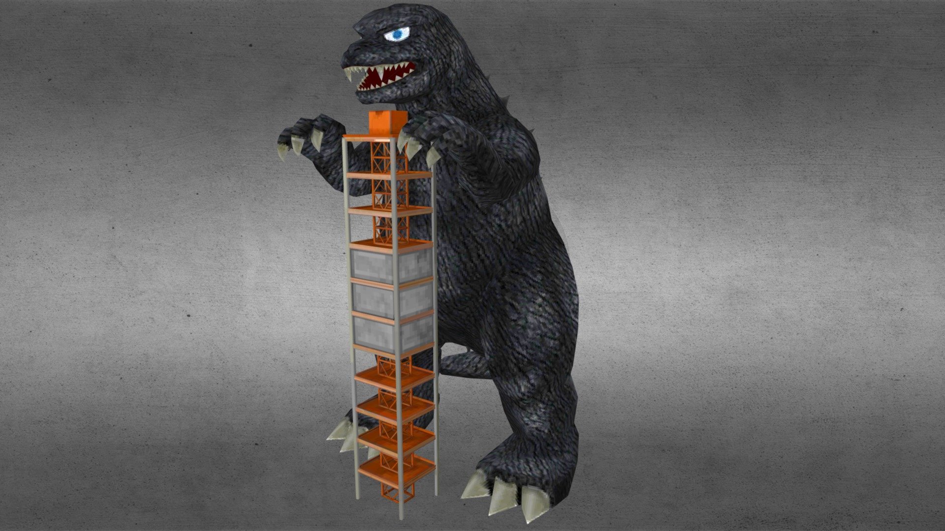 Godzilla Tower - Download Free 3D model by ChadZilla 2026 ...