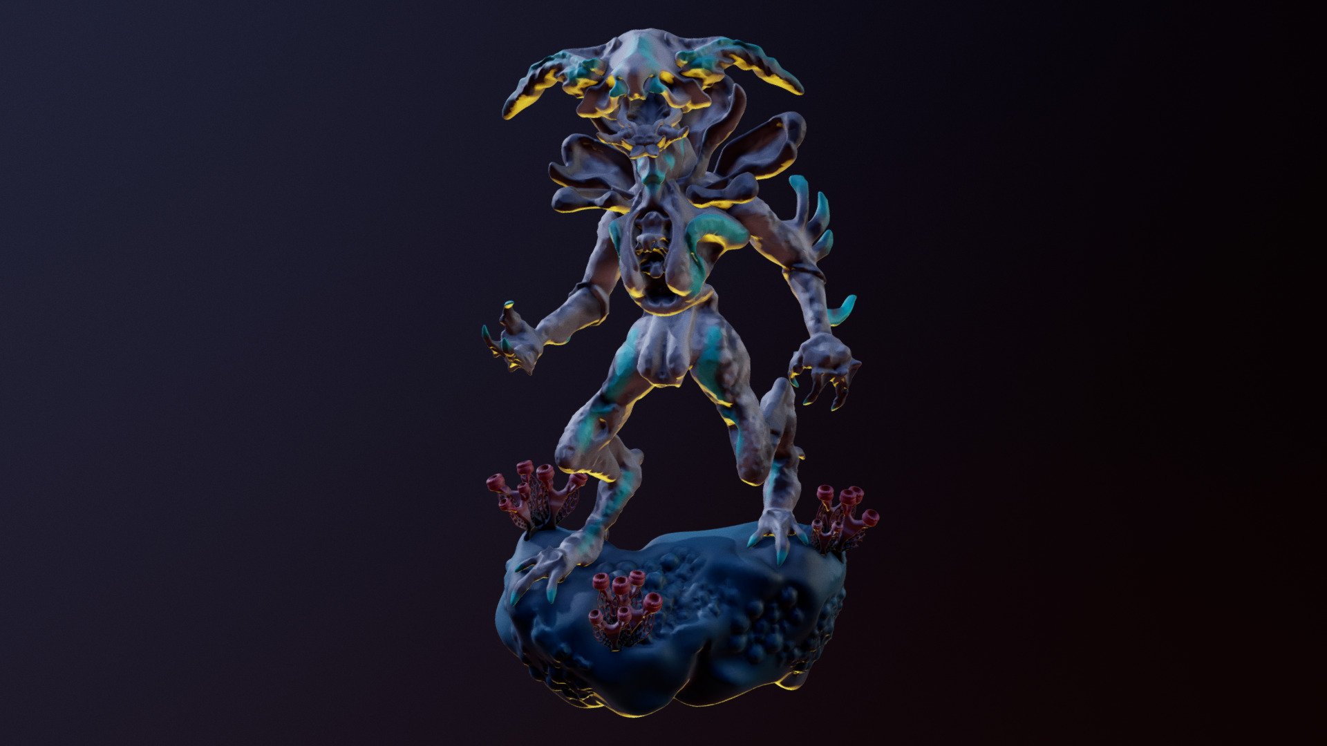 Dawn Fog Demon - 3D model by scoutwindsor [826d2a8] - Sketchfab