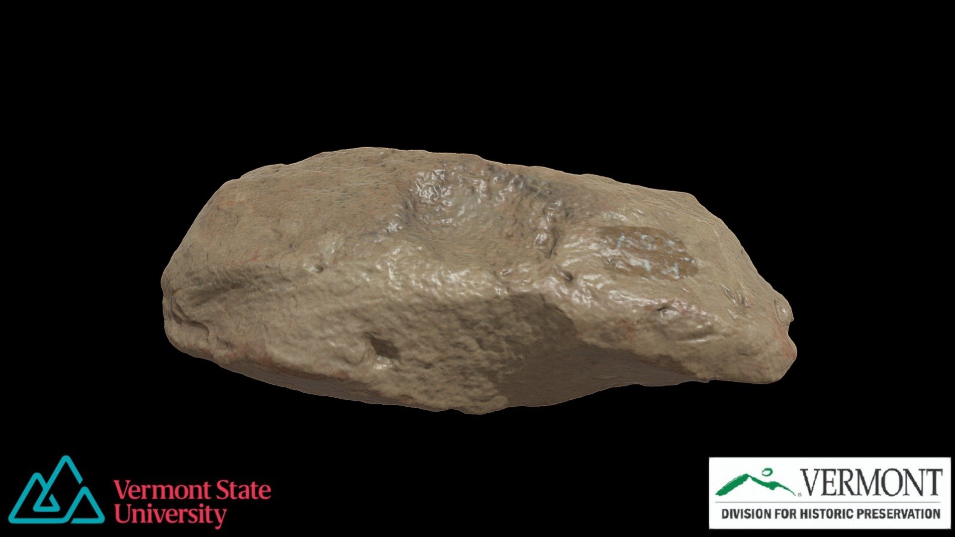 Pitted Stone from the KI Site (KI 254) - Download Free 3D model by ...