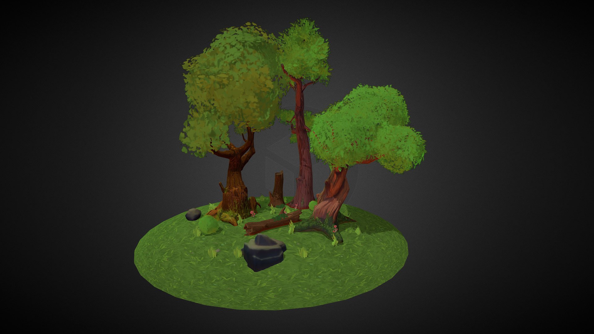 Fantasy_Tree - 3D model by christophe.bret4 [826dcad] - Sketchfab