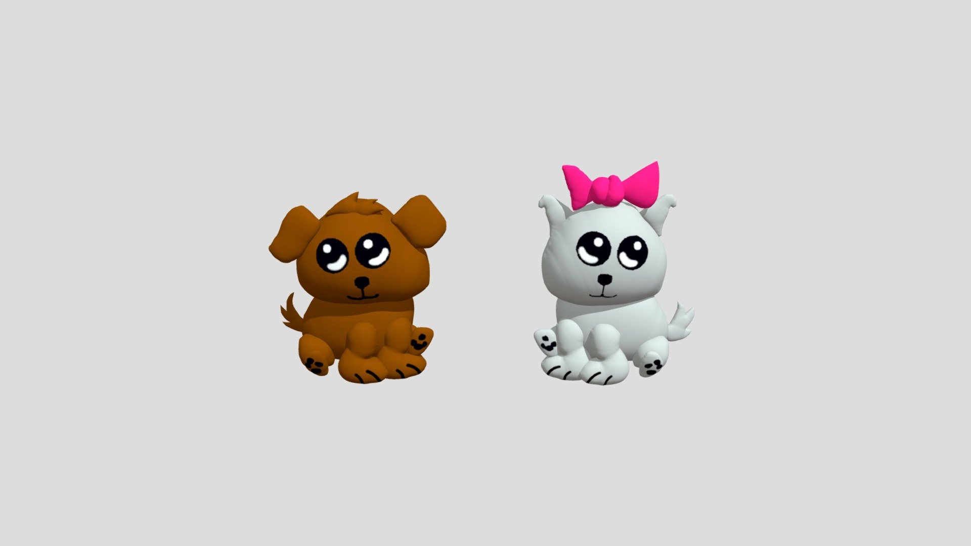 Poochee And Pansy - Download Free 3D model by Kauê Land (@KaueLand ...