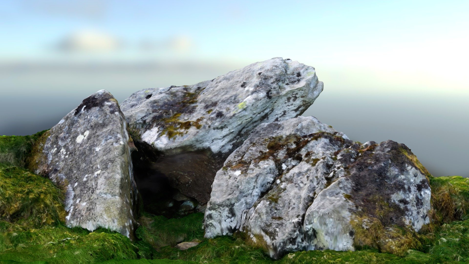 Pen y Castell Rocks - Download Free 3D model by Megalith Archive ...