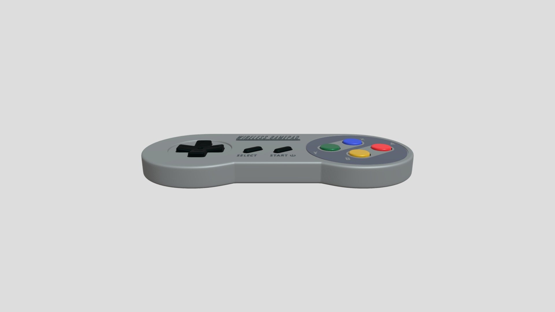 SNES Controller - 3D model by robert97mc [826ef02] - Sketchfab