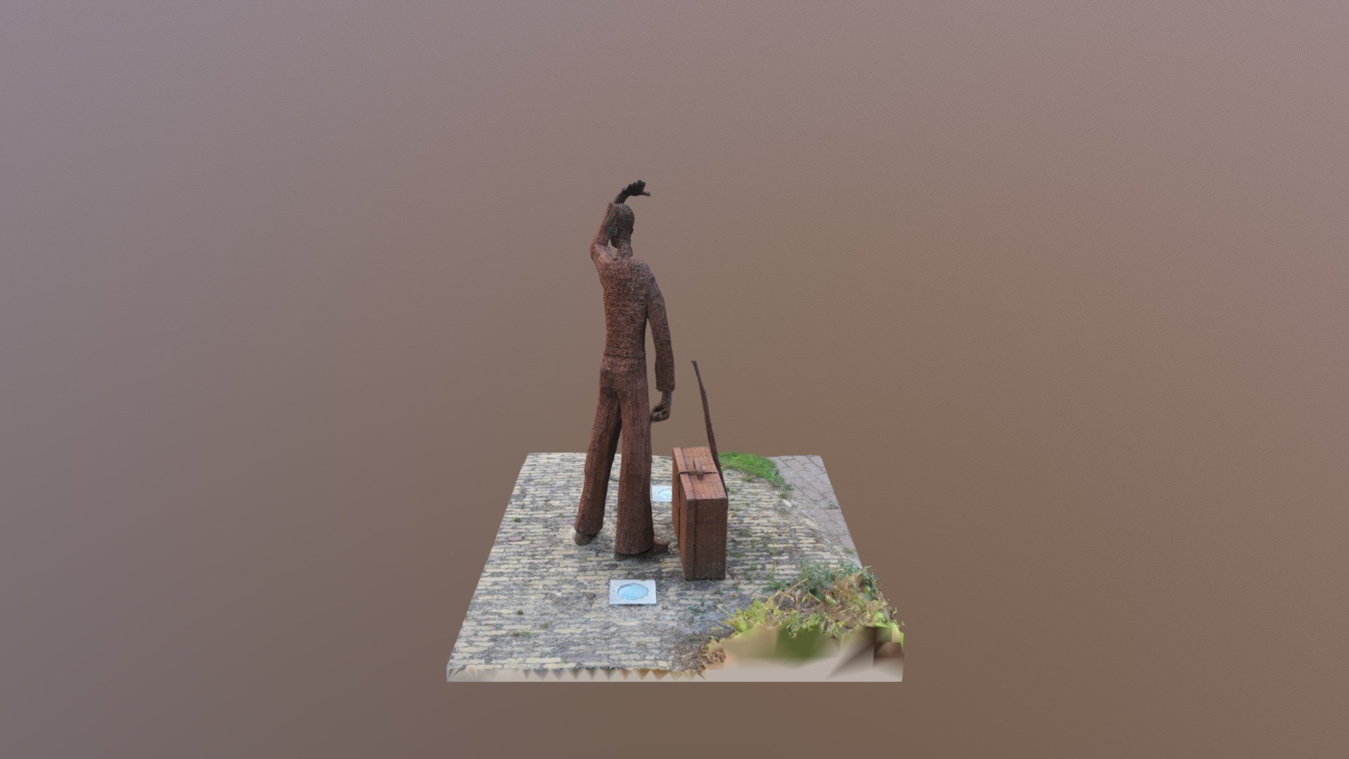 Een_reiziger_op_weg, Weerdinge - 3D model by Ruud Hogenberg (@3DRCRC ...