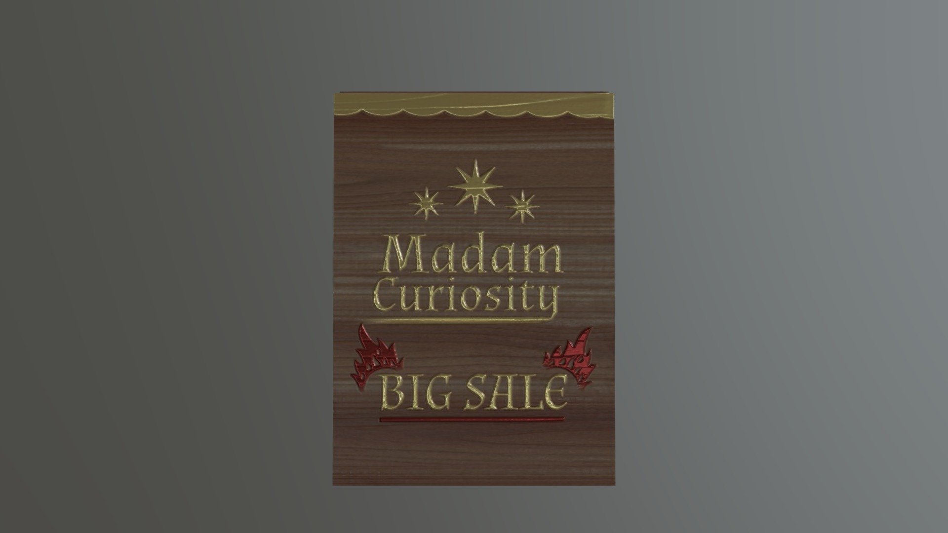 Shop Sign - 3D model by Madelene (@Lynx98) [82706e3] - Sketchfab