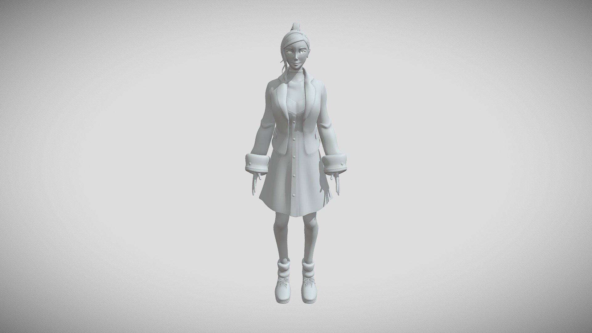 Rina from The Art of Sleep Walkers - 3D model by melived [827279b ...