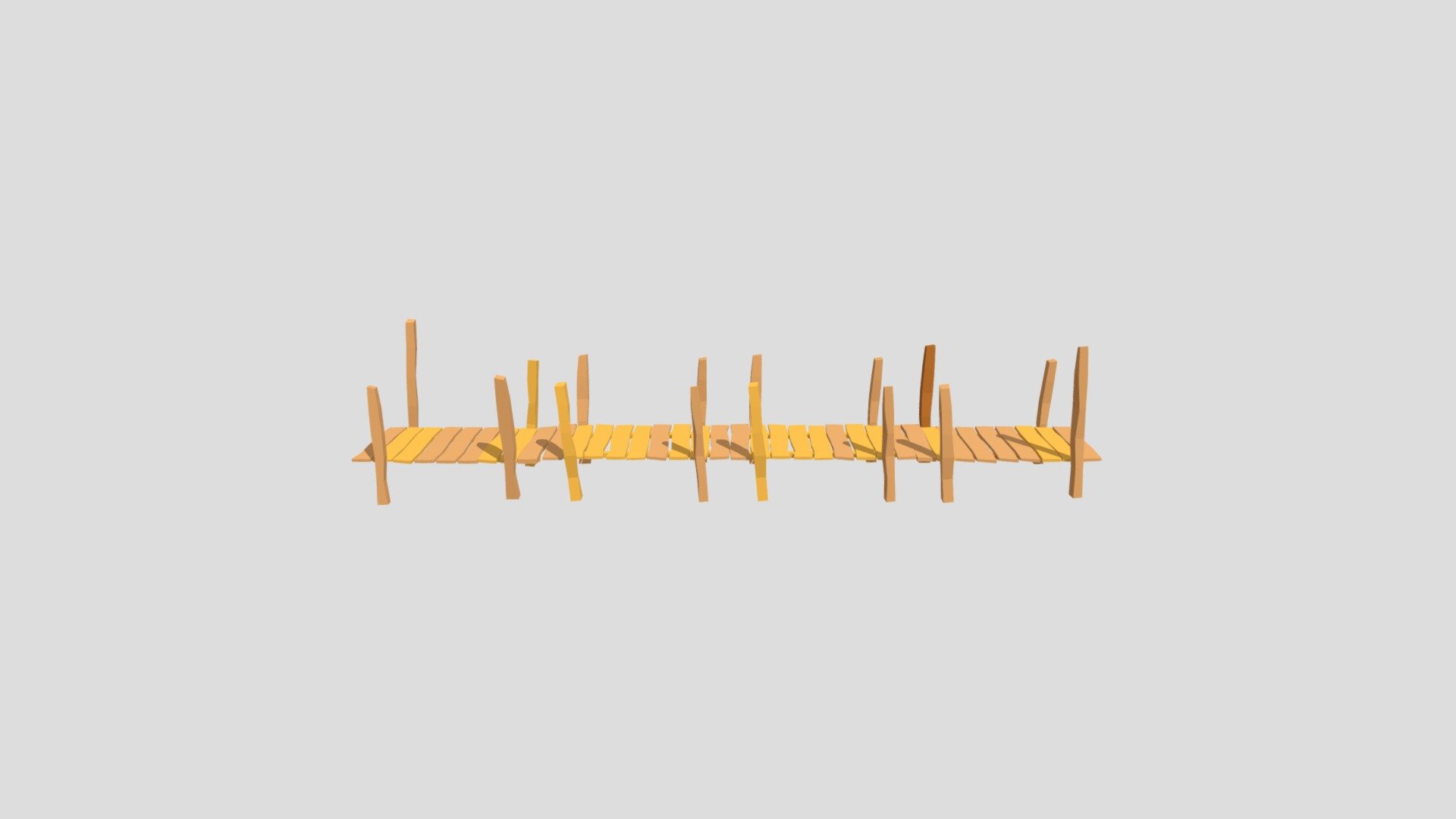 Cartoon Boardwalk Large - Download Free 3D model by The Elliseran ...