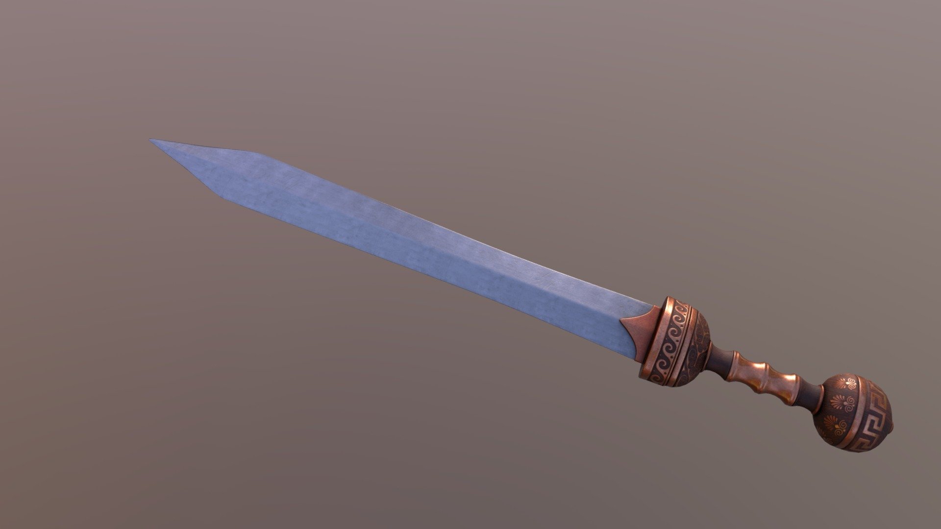 Gladius in the Greek Style - 3D model by AbarinEugene [8273b6e] - Sketchfab