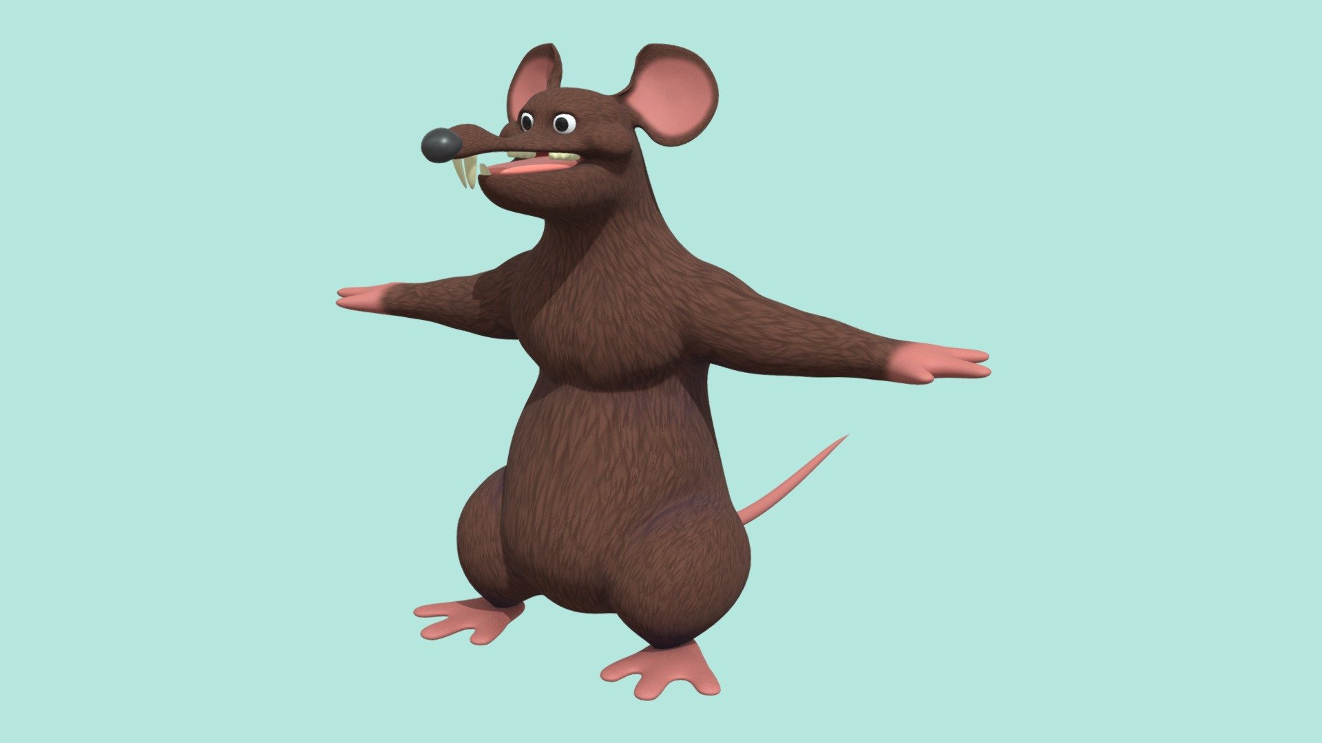 Rat mascot - Download Free 3D model by Coaxo [8274f23] - Sketchfab