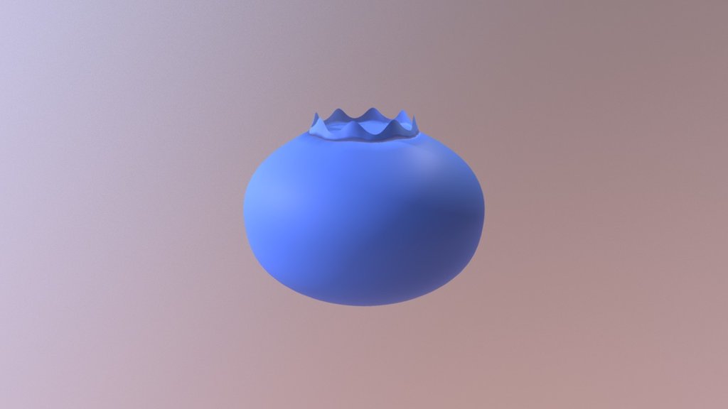Blueberry - 3D model by Zack (@9573765) [82755b8] - Sketchfab