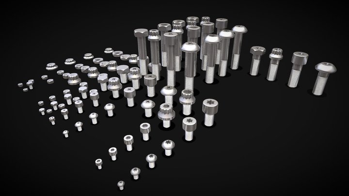 Bolts 3D models - Sketchfab