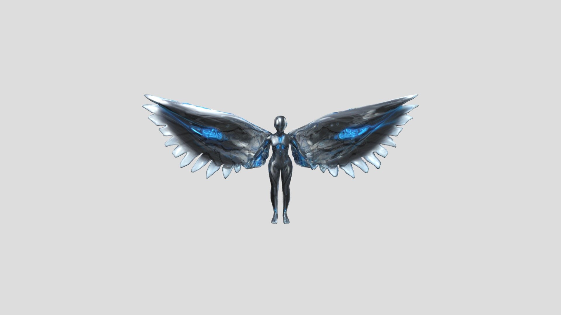 Cybernetic Angel - 3D model by jbenisek [8276641] - Sketchfab