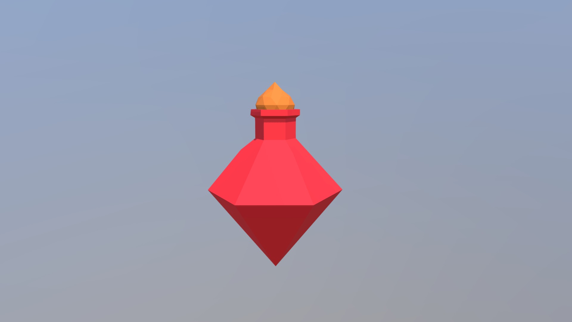 Potion Bottle - Diamond Shape - 3D model by Yecats (@yecats131 ...