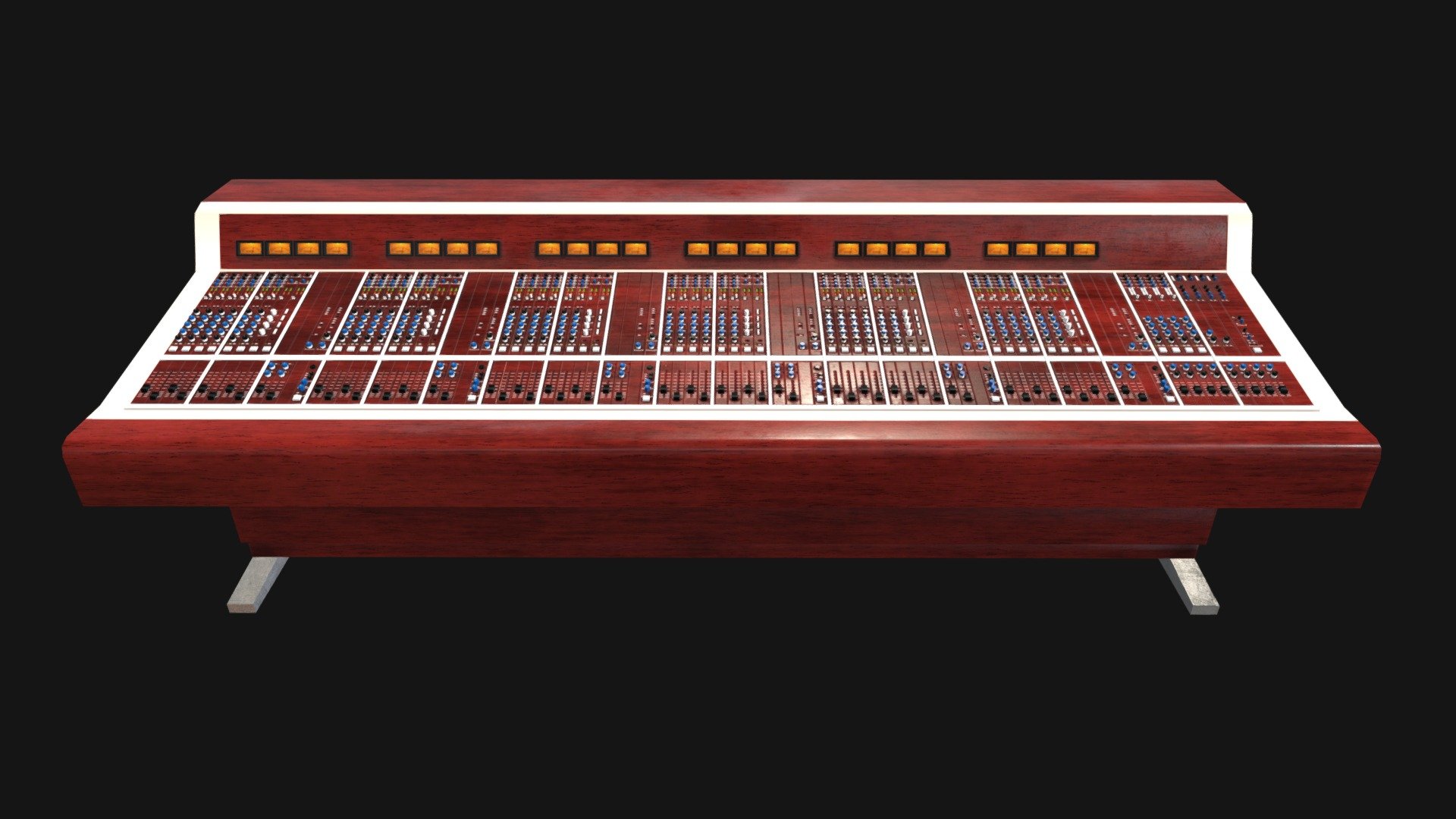 Analog Mixing Console - 3D model by Kinli [8277280] - Sketchfab