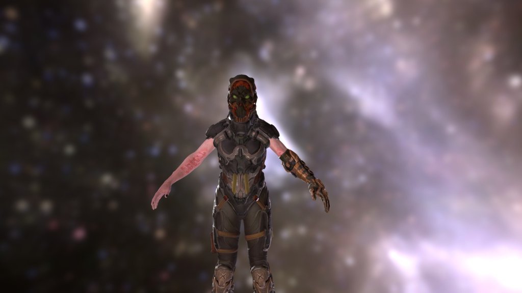 Female Space Cadet - 3D model by nserra310 [8277671] - Sketchfab