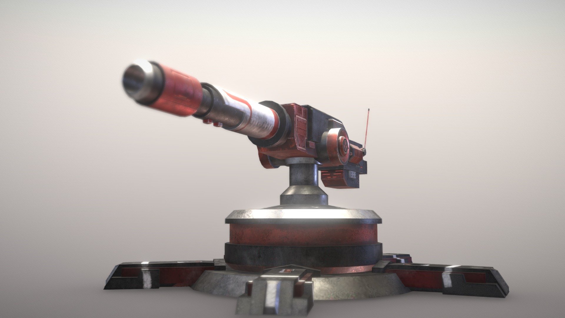 Turret - Download Free 3D model by plazma019 [8278e41] - Sketchfab
