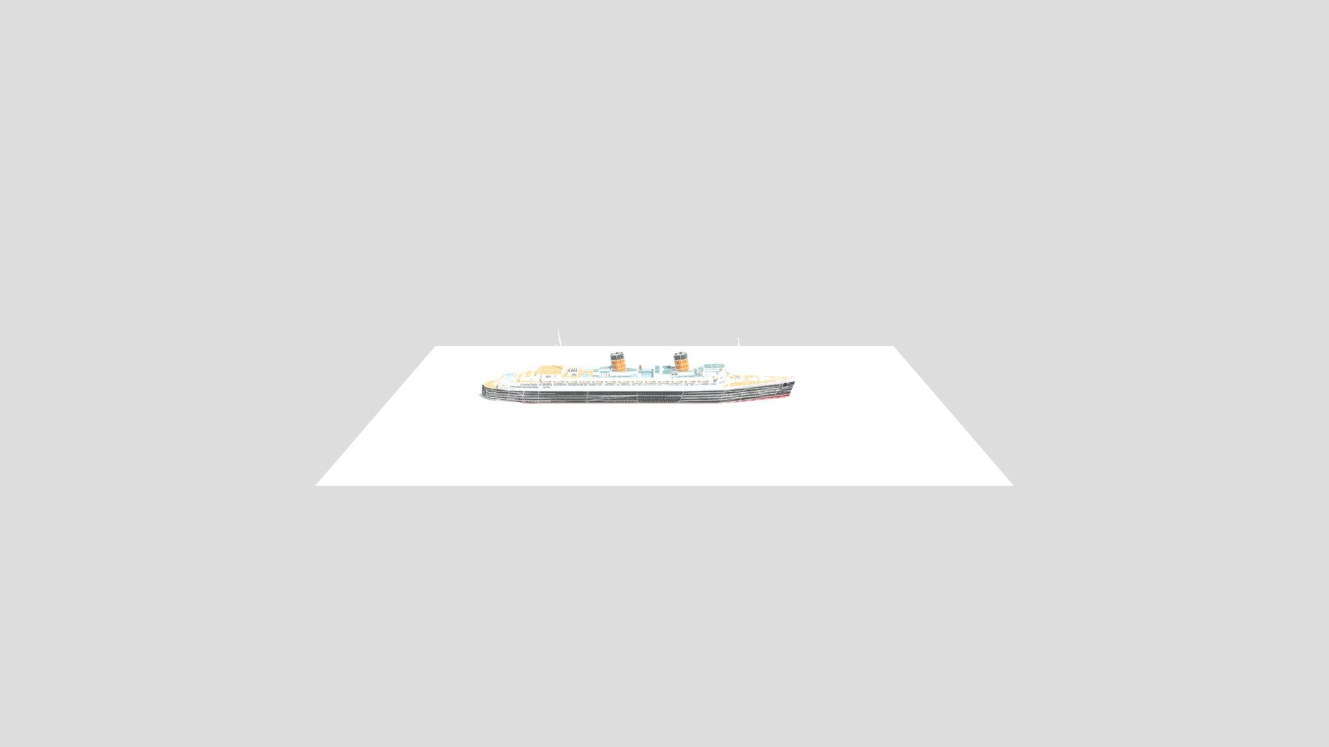 RMS Queen Elizabeth cunard line - Download Free 3D model by ...
